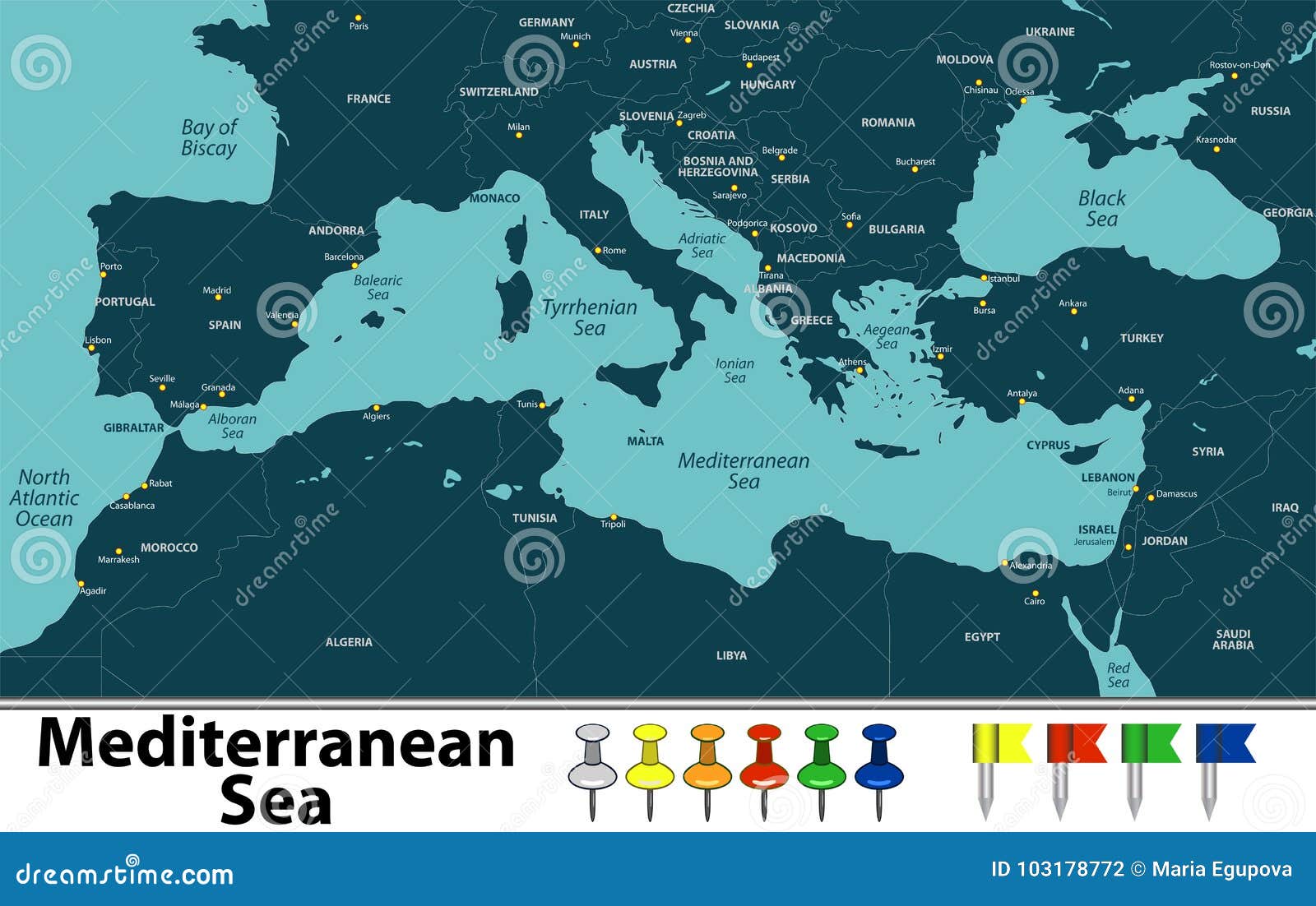 Monaco, Mediterranean Sea. City Skyline, Architecture, Buildings ...