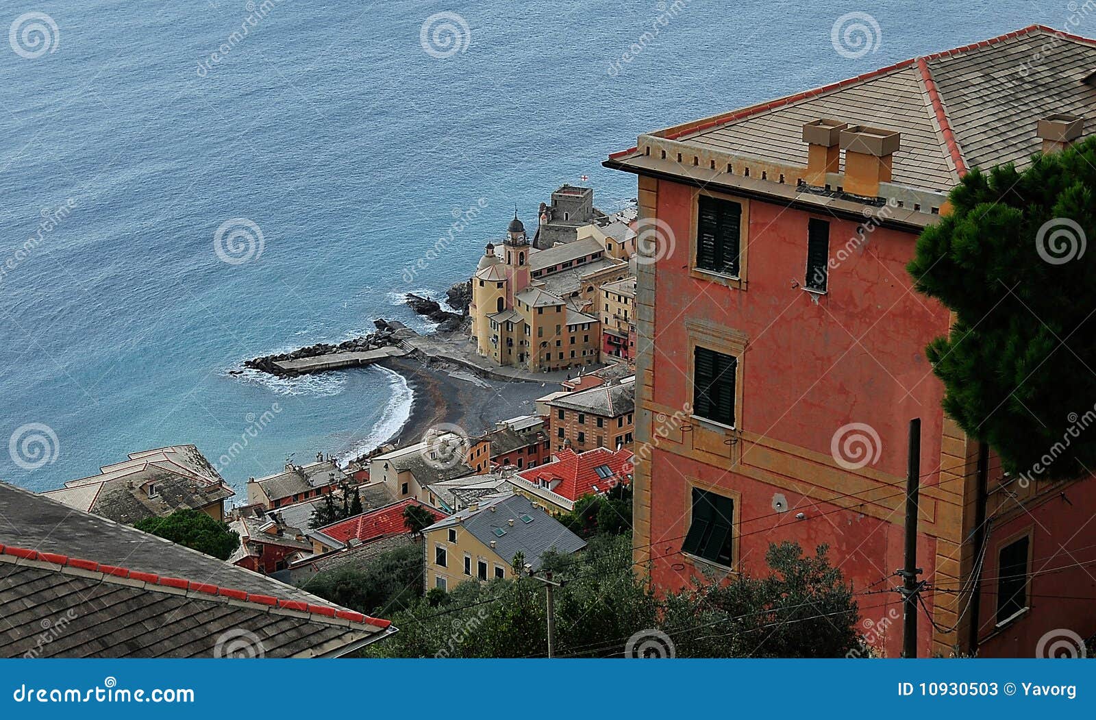 Mediterranean Sea - View from the Top Stock Image - Image of harbour ...