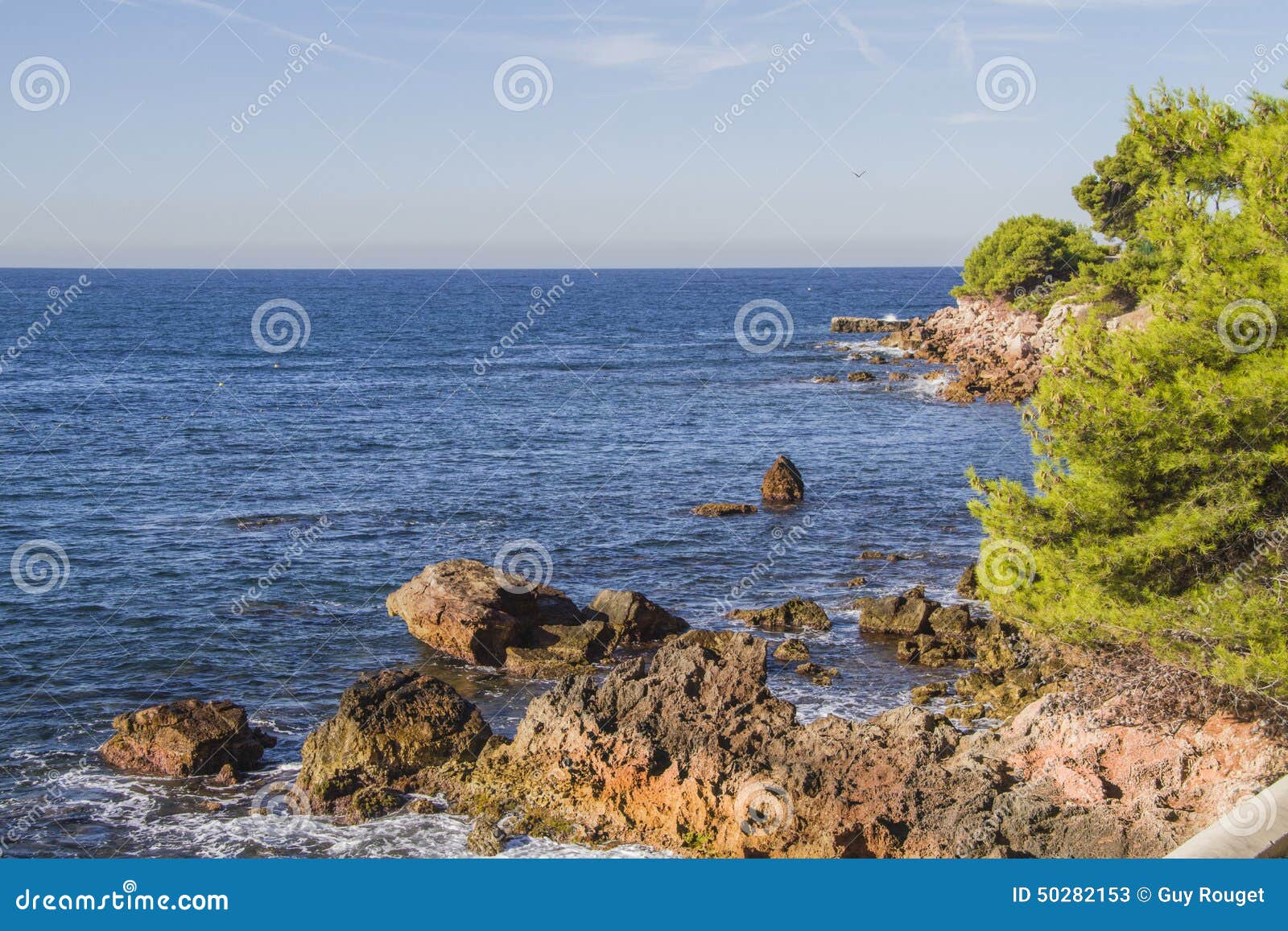 The mediterranean shore stock image. Image of littoral - 50282153