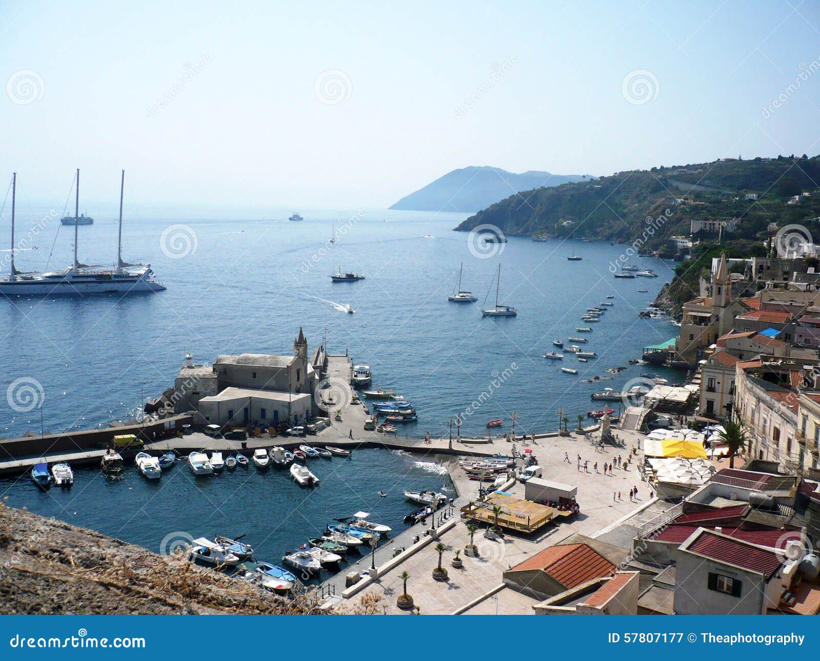 Mediterranean Small Harbour Stock Image - Image of dock, pier: 57807177