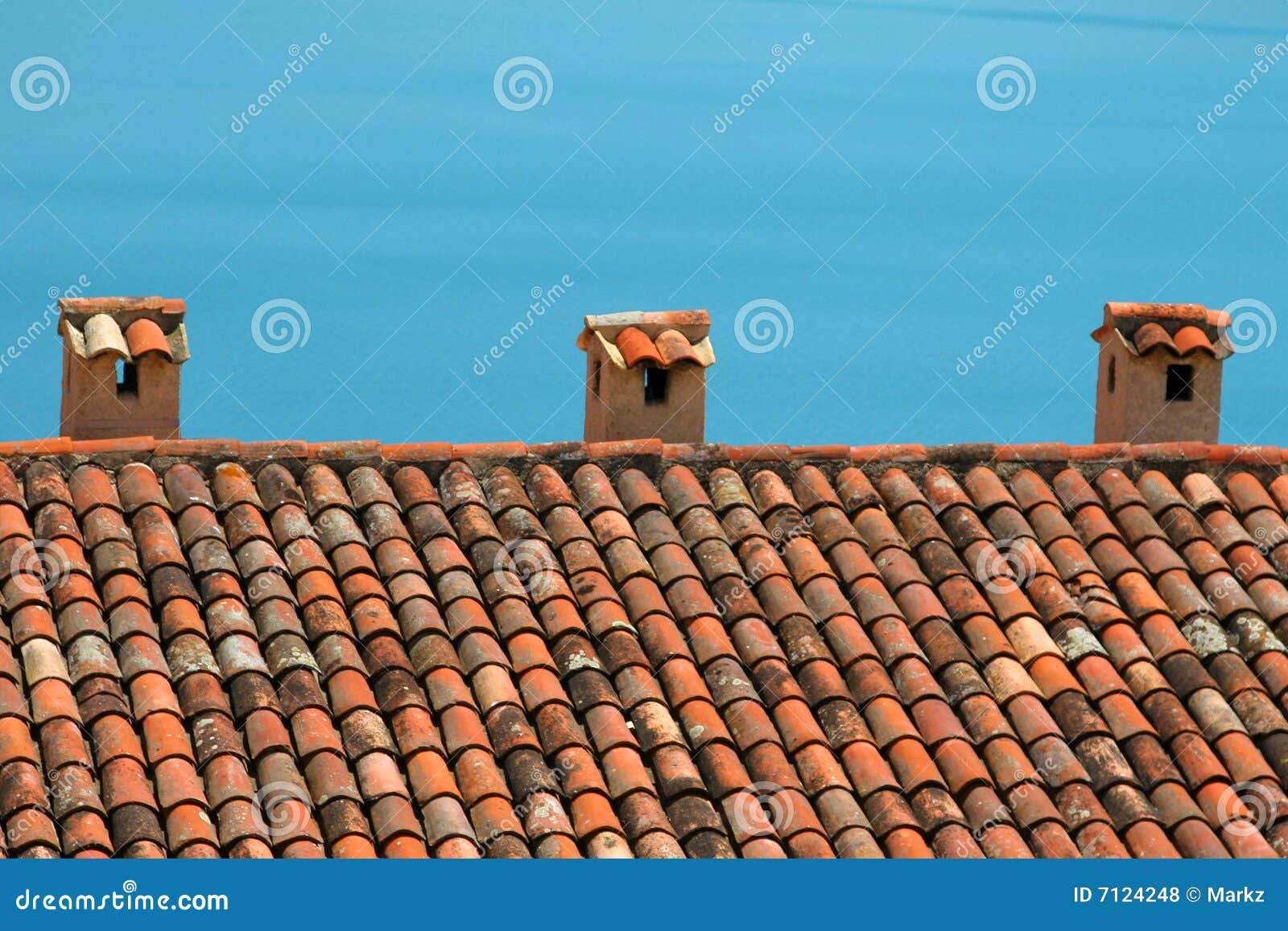 Mediterranean style roof stock photo. Image of house, shadow - 7124248