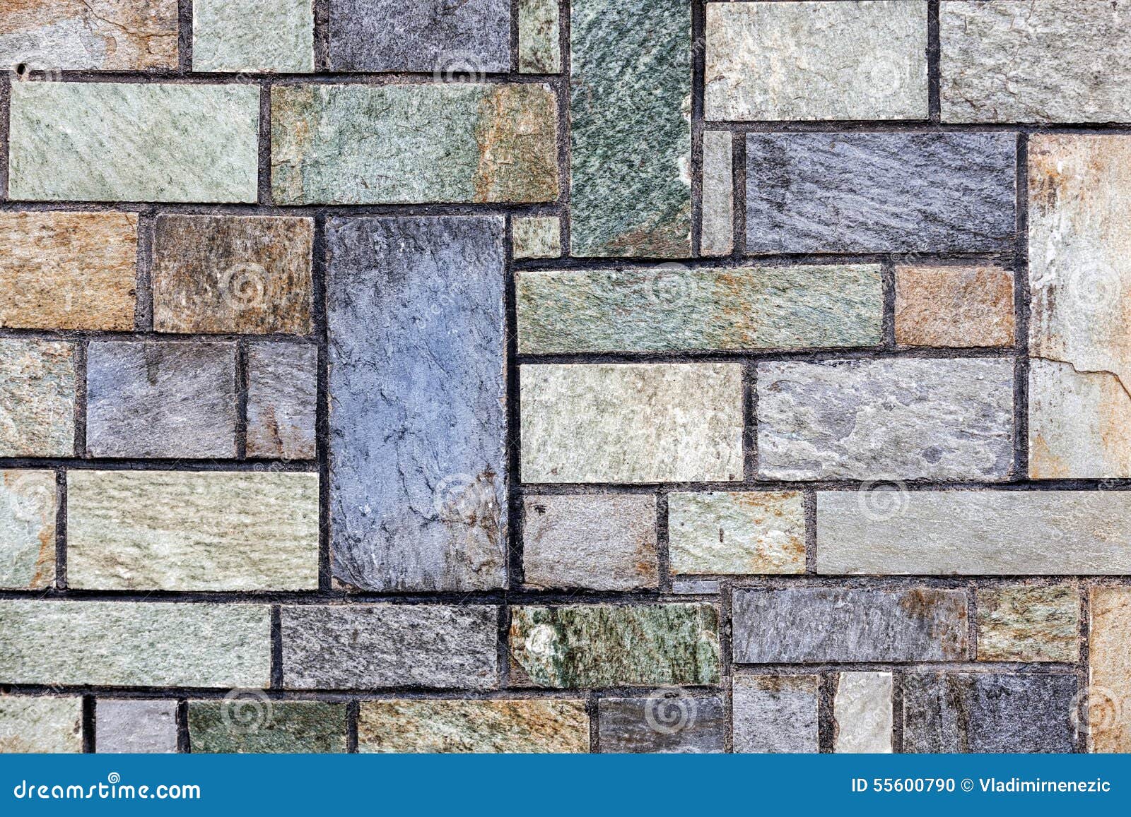 Mediterranean Style Stone Wall Stock Photo - Image of decoration, color ...