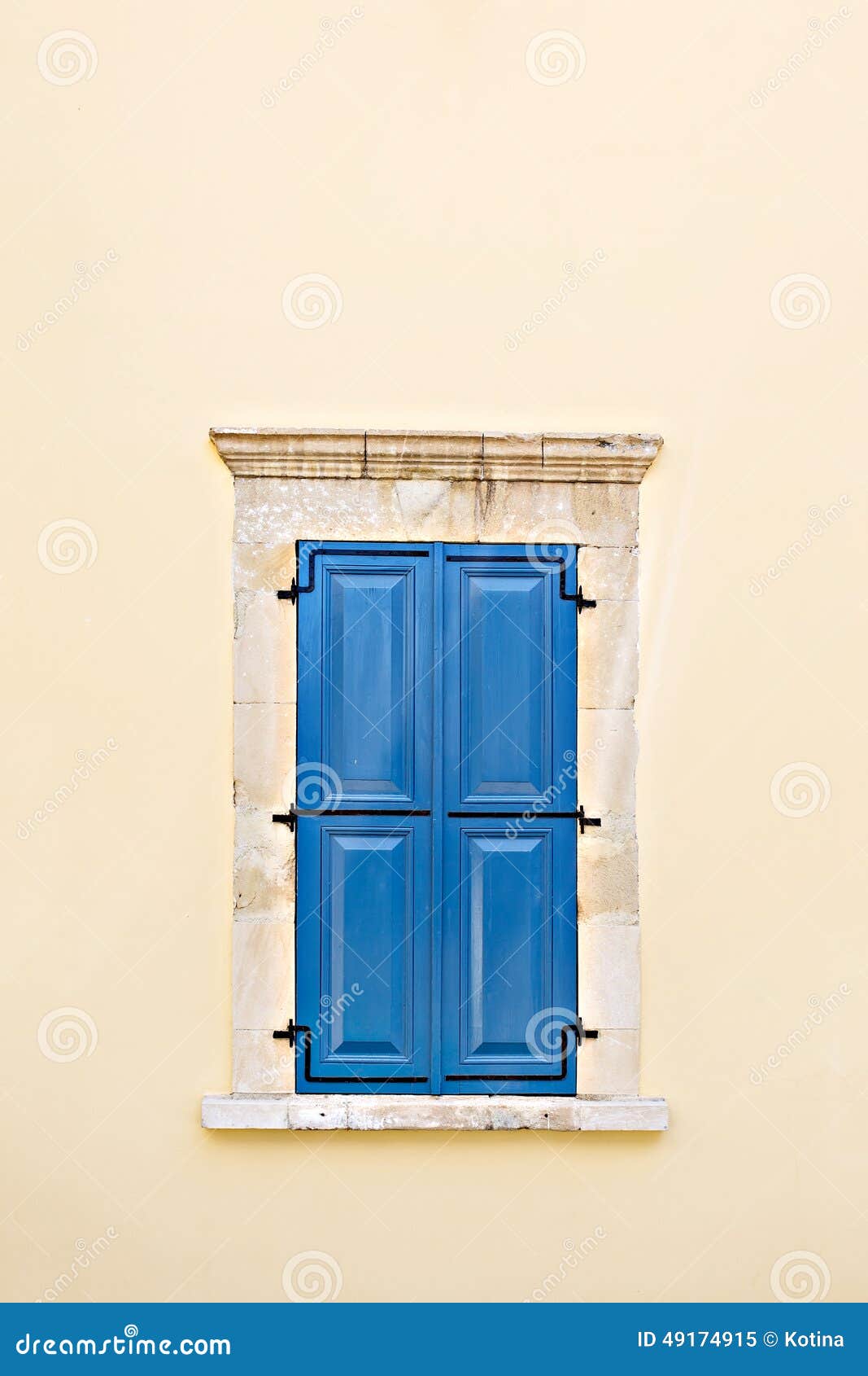 Mediterranean Style Window. Stock Image - Image of italy, glass: 49174915