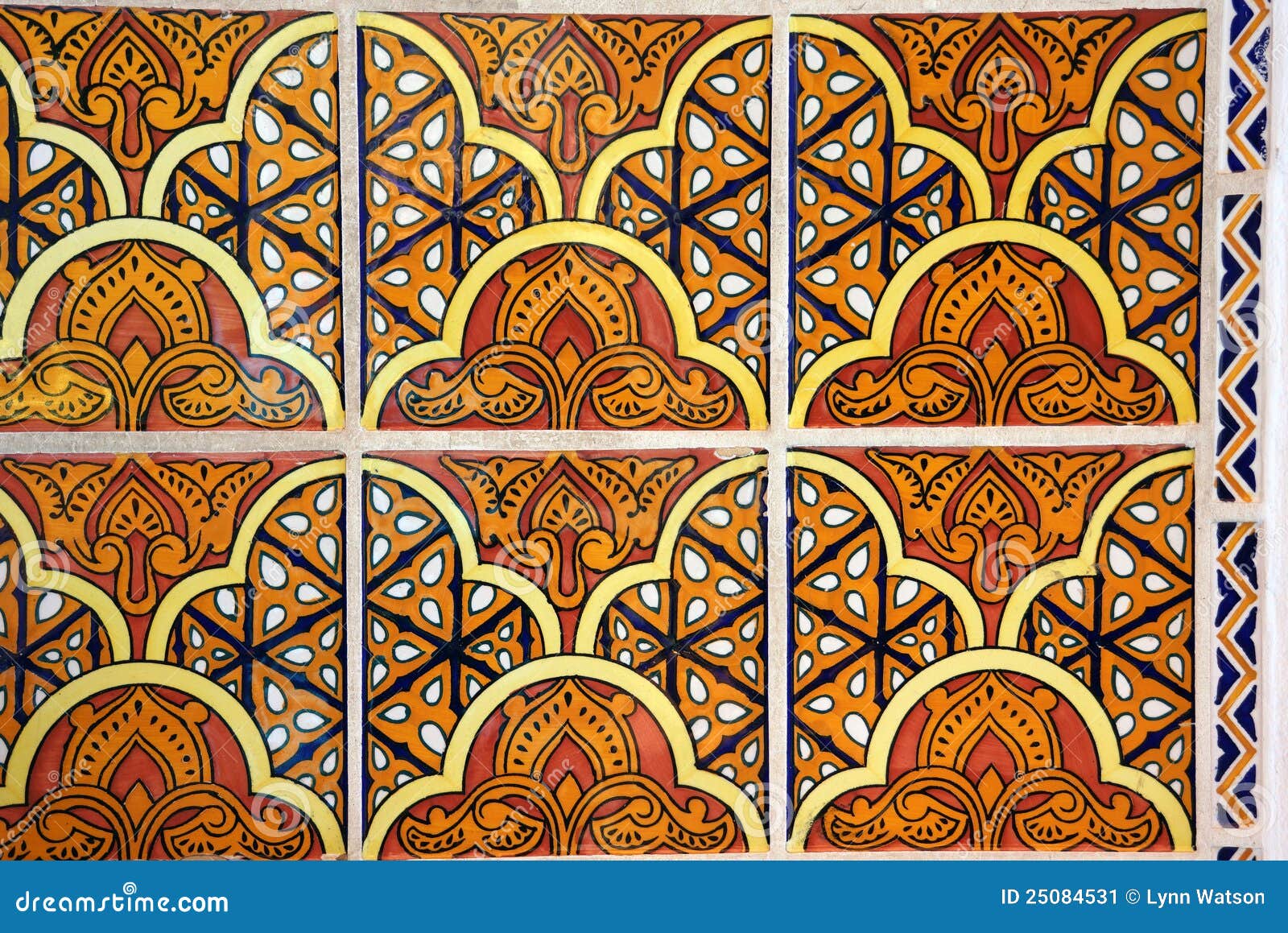 Mediterranean tiles stock image. Image of spanish, italian - 25084531