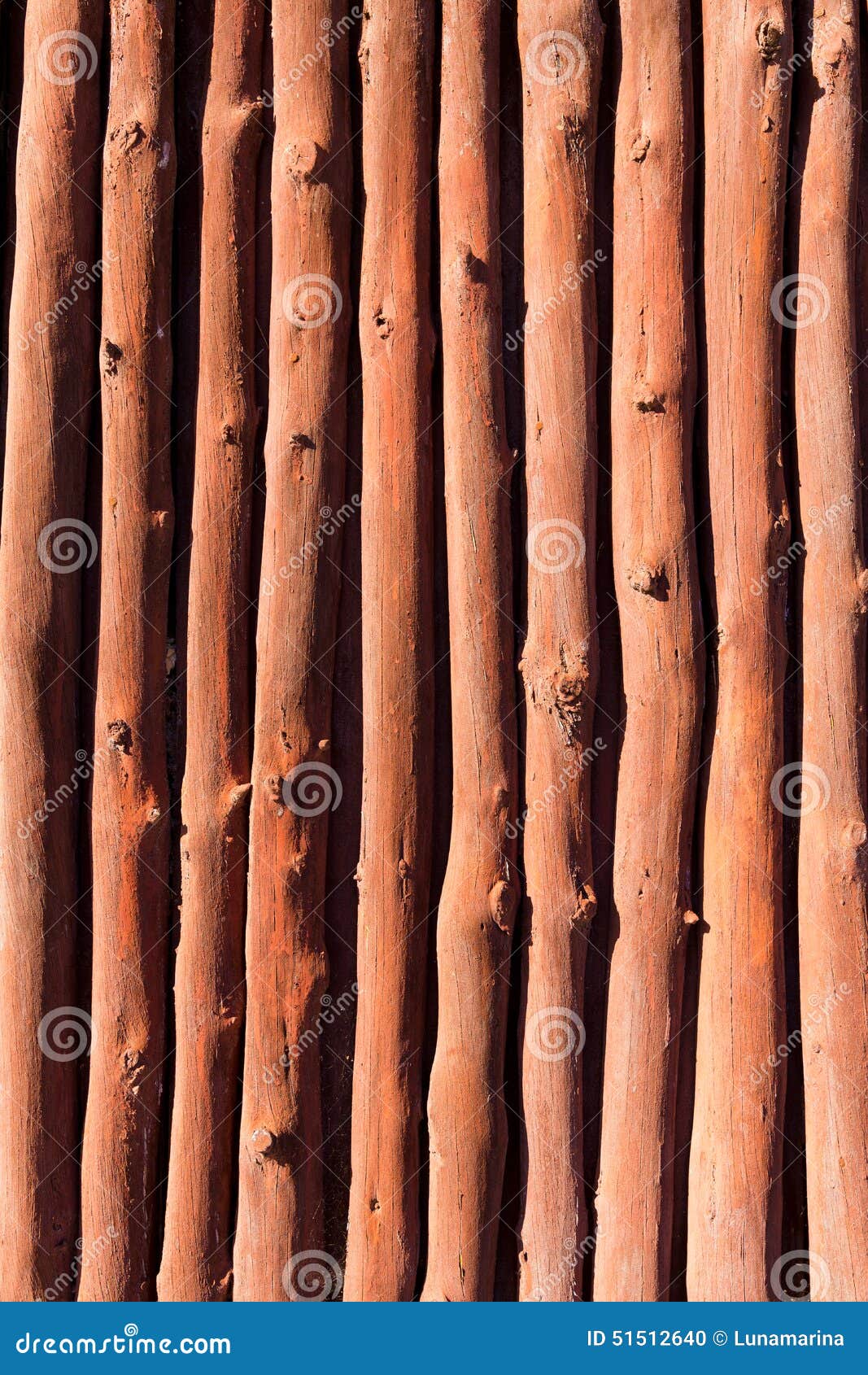 Mediterranean Wooden Trunks Wall Texture Stock Photo | CartoonDealer ...