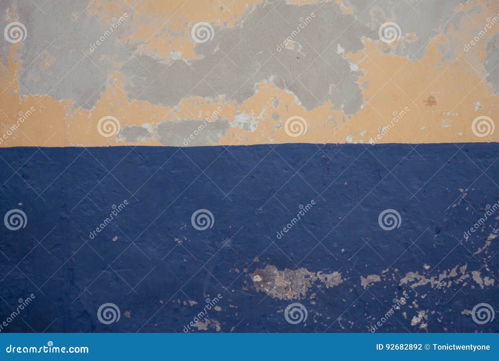 Mediterranean Yellow Blue Texture Rough Stock Photo - Image of summer ...