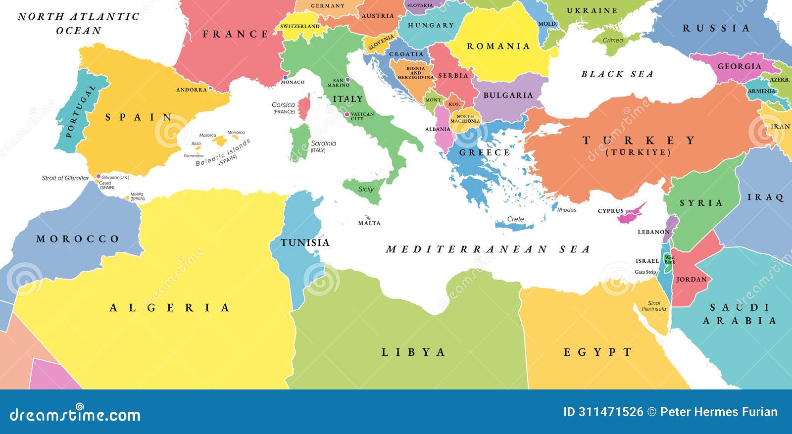 Levant Island French Republic, France Map Vector Illustration, Scribble ...