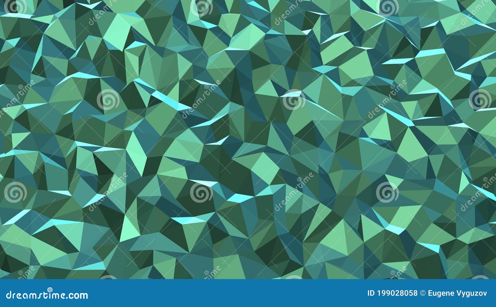 Medium Aquamarine Abstract Background. Geometric Vector Illustration ...