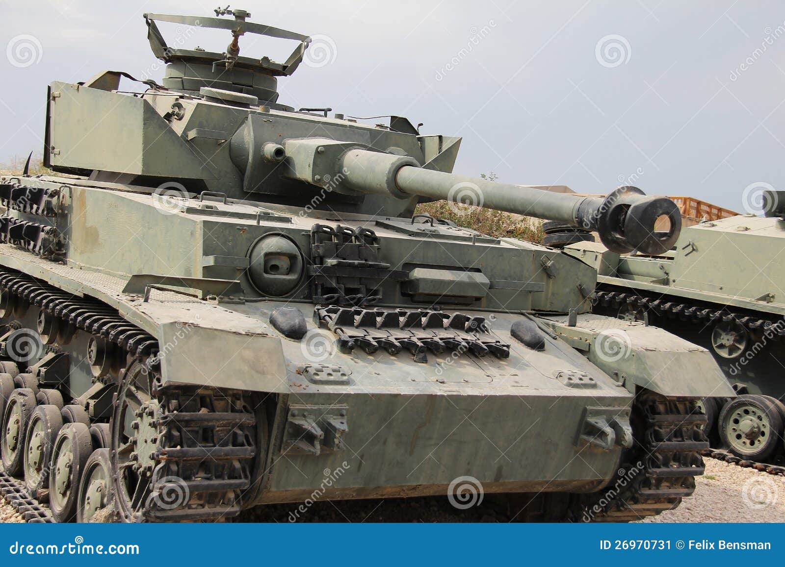 Medium Battle Tank PANZER(German Editorial Photo - Image of artillery ...