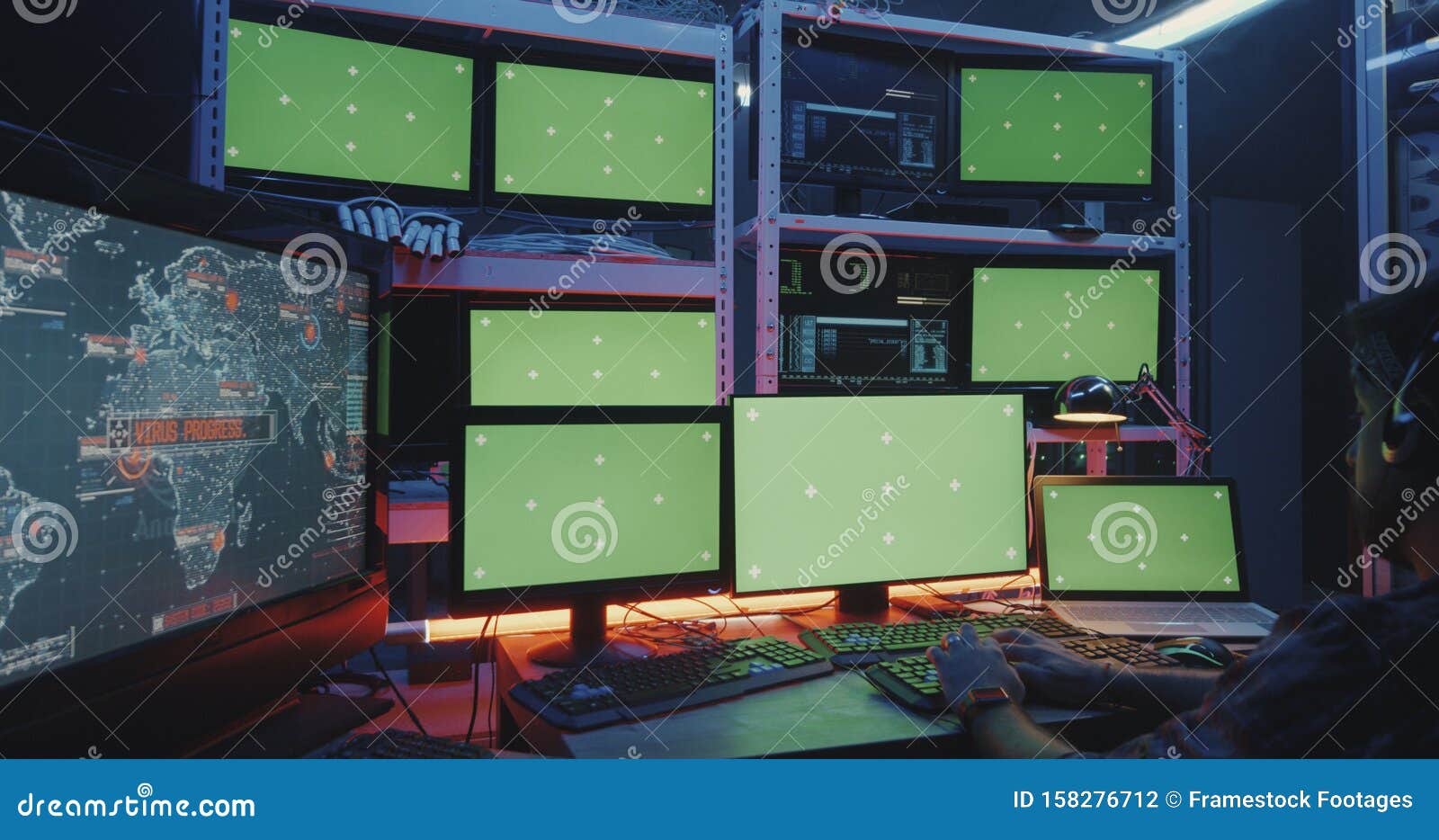 Hacker Spreading Computer Virus Stock Photo - Image of hacking ...