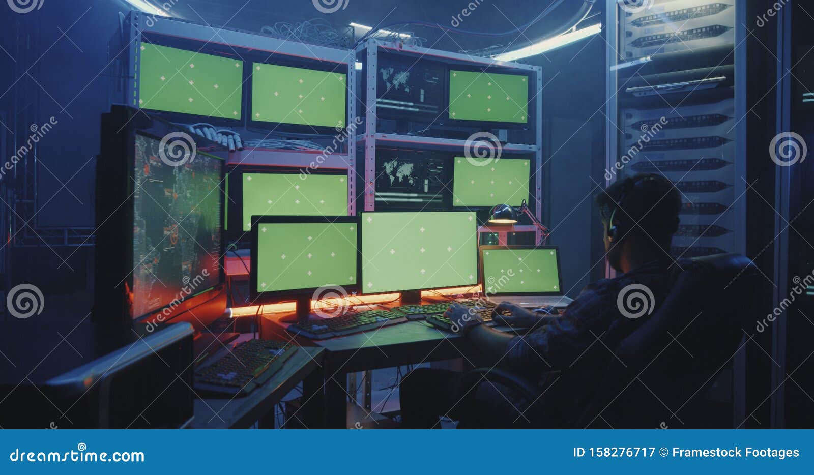 Hacker Spreading Computer Virus Stock Image - Image of violation ...