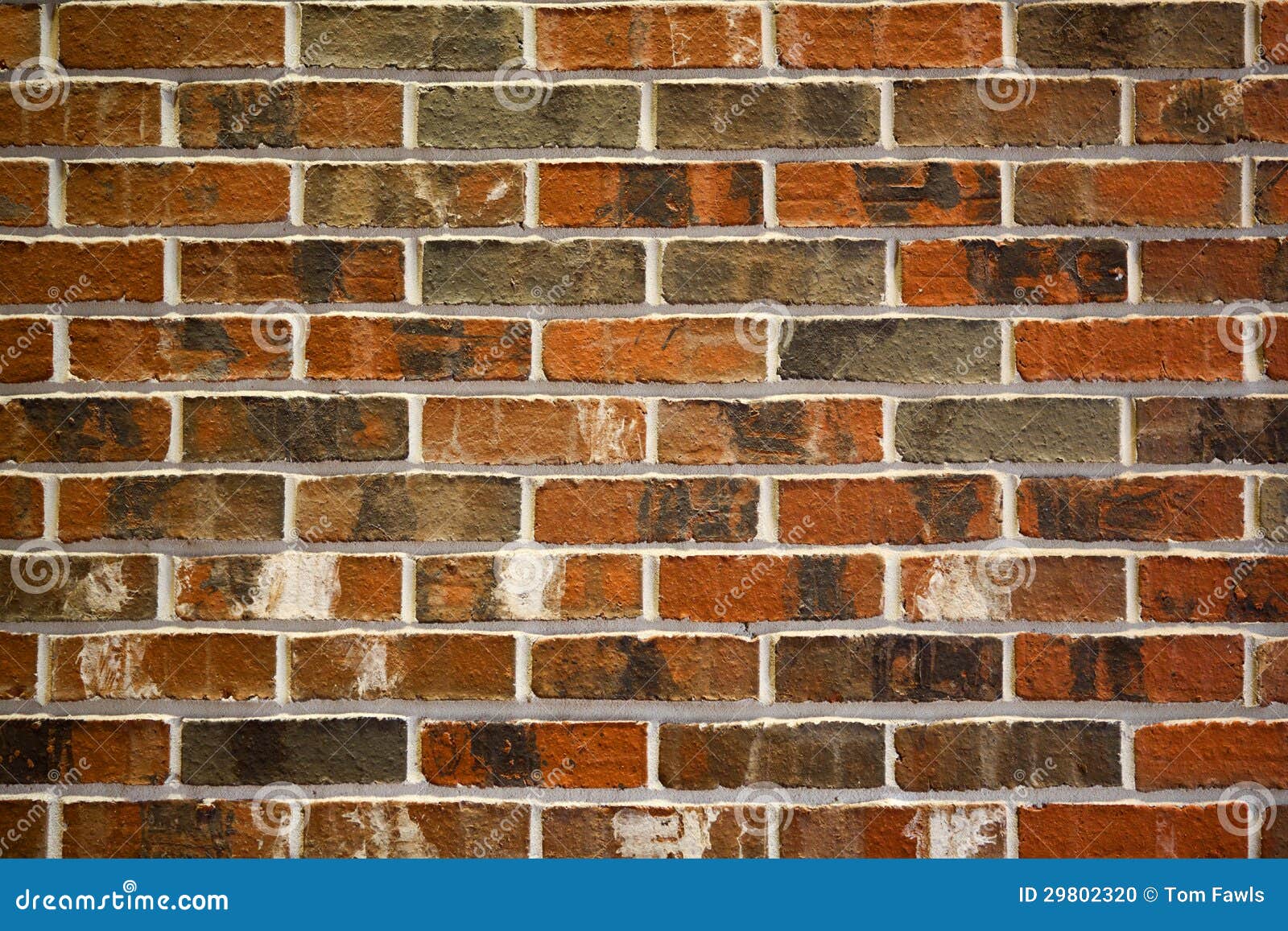 Multi-colored Brick Wall stock photo. Image of brickwork - 29802320
