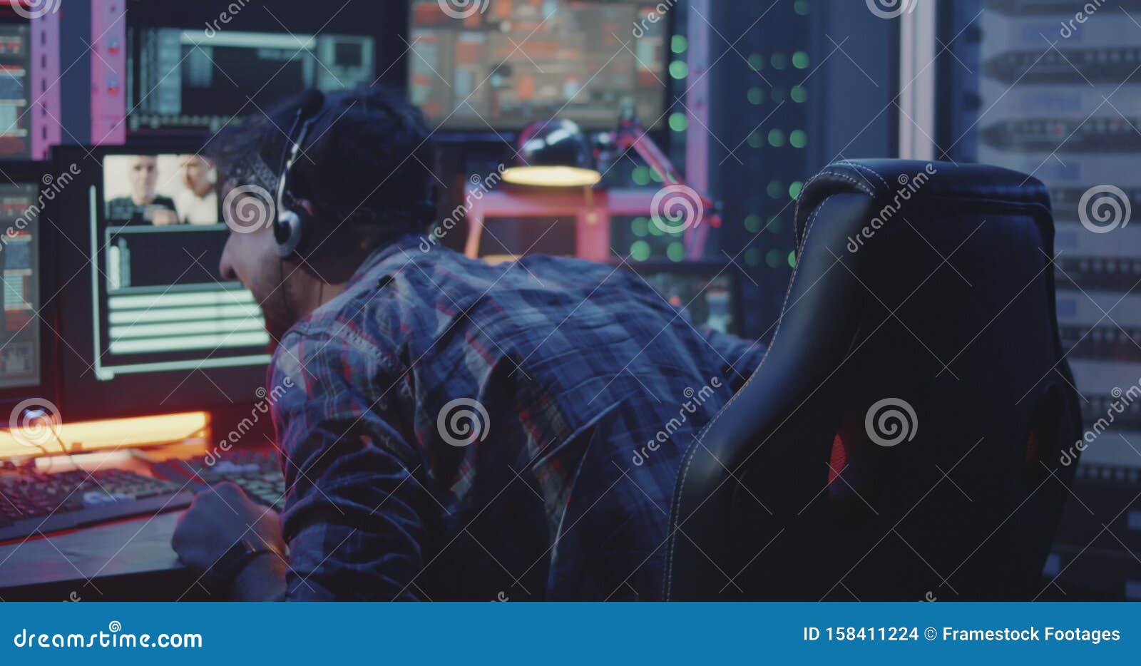 Young Hacker Celebrating Success Stock Footage - Video of male ...