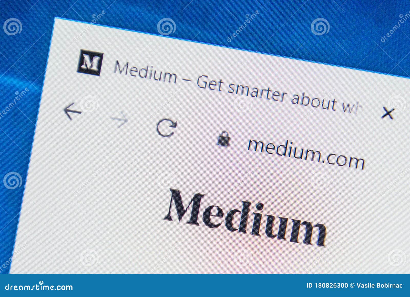 Medium.com Web Site. Selective Focus. Editorial Image - Image of page ...
