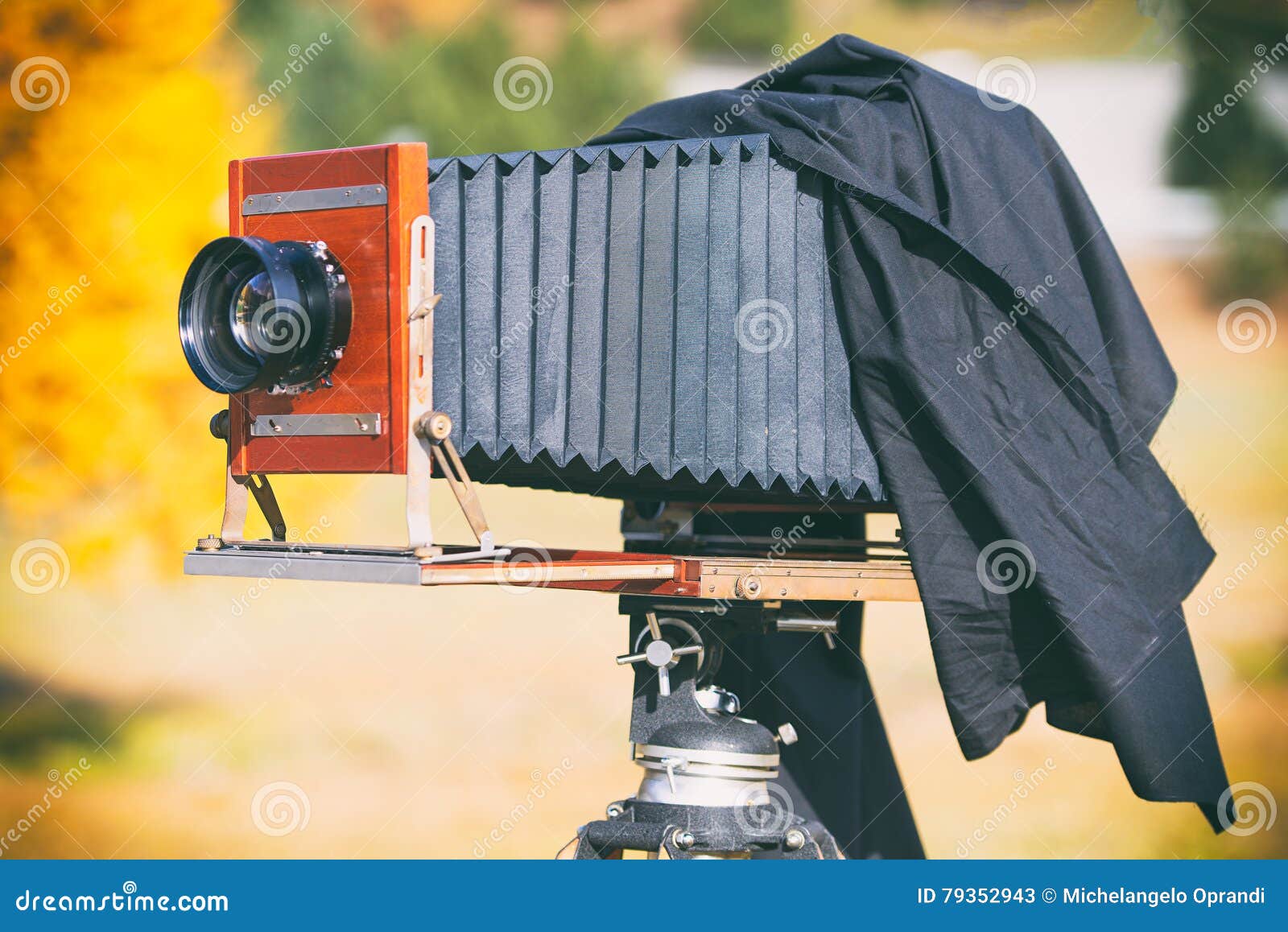 Medium Format Vintage Film Plate Camera Stock Image - Image of vintage ...