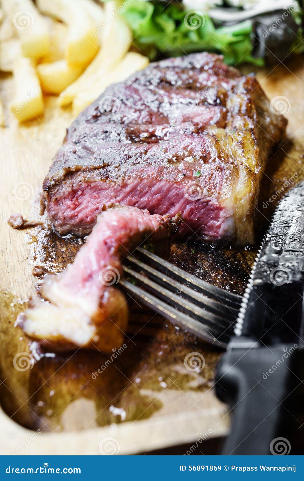 Medium Grill Sirloin Beef Steak Stock Image - Image of cooked, juicy ...