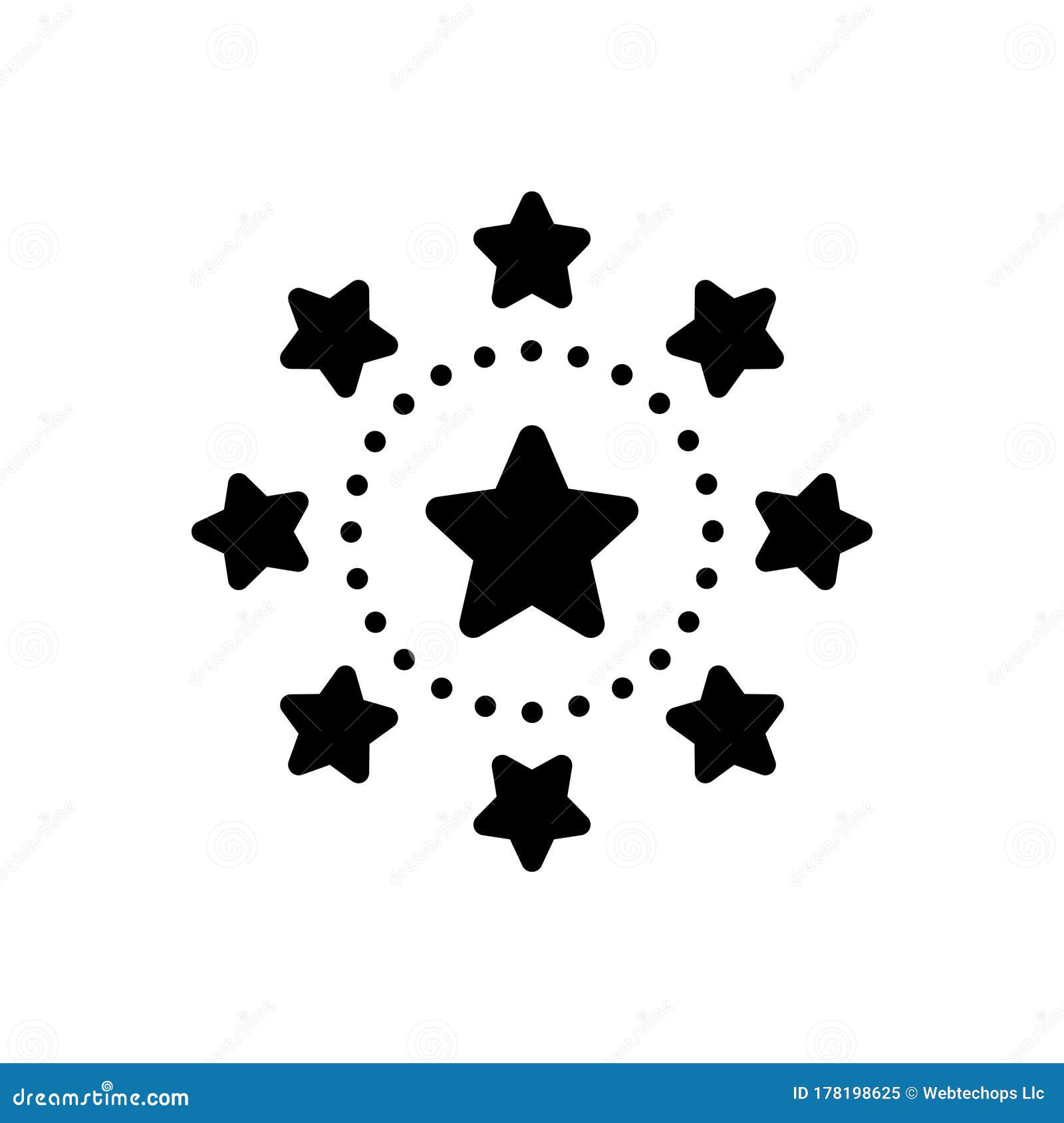 Black Solid Icon for Medium, Intermediate and Means Stock Vector ...