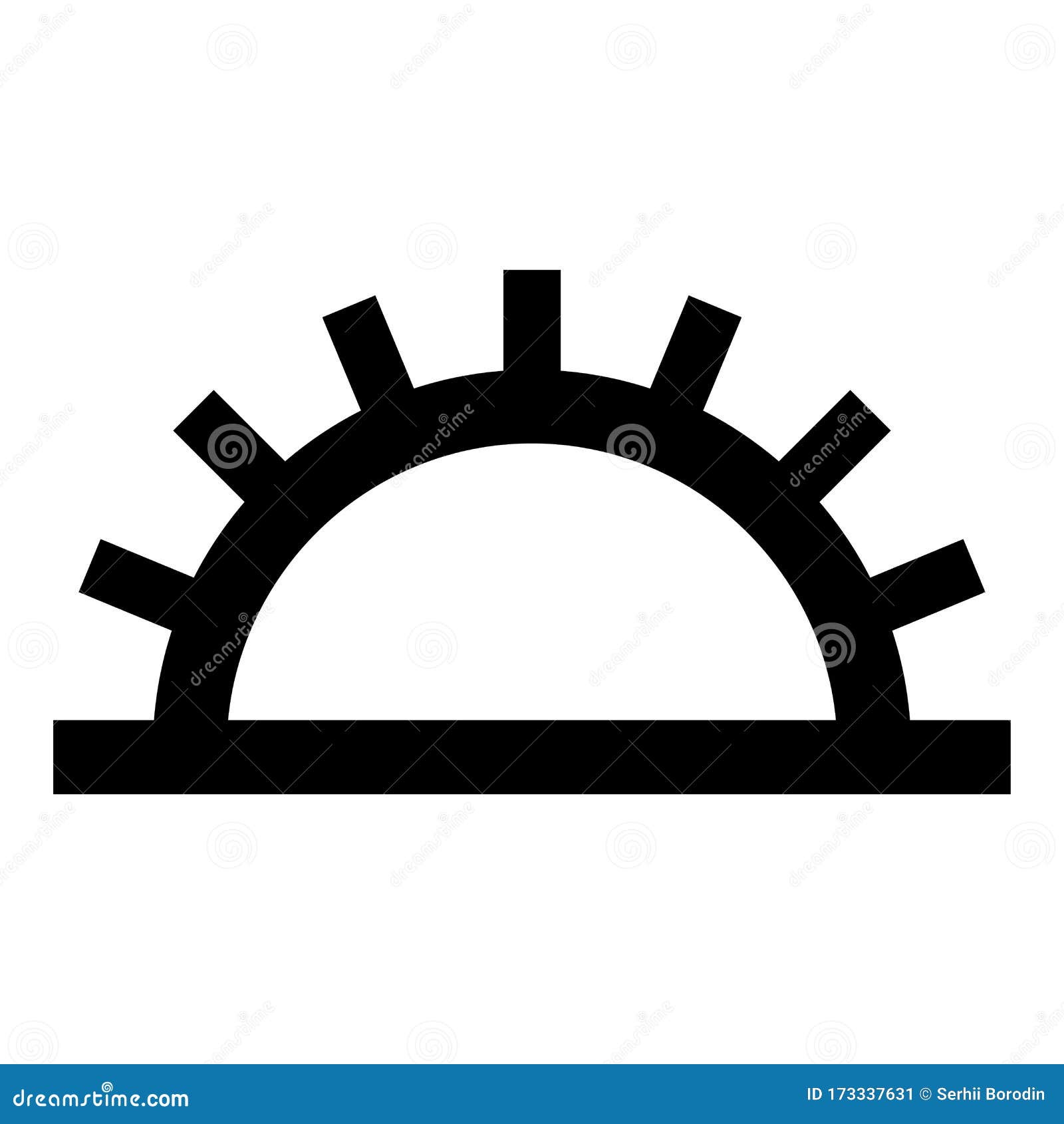 Medium Light Fastness Designation on the Wallpaper Symbol Icon Black ...