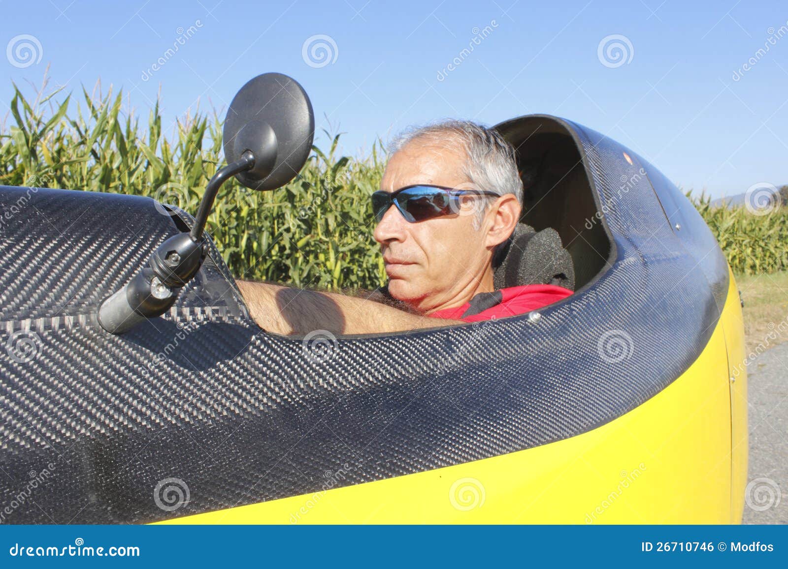 Medium Man in Recumbent Bicycle Stock Photo - Image of healthy ...