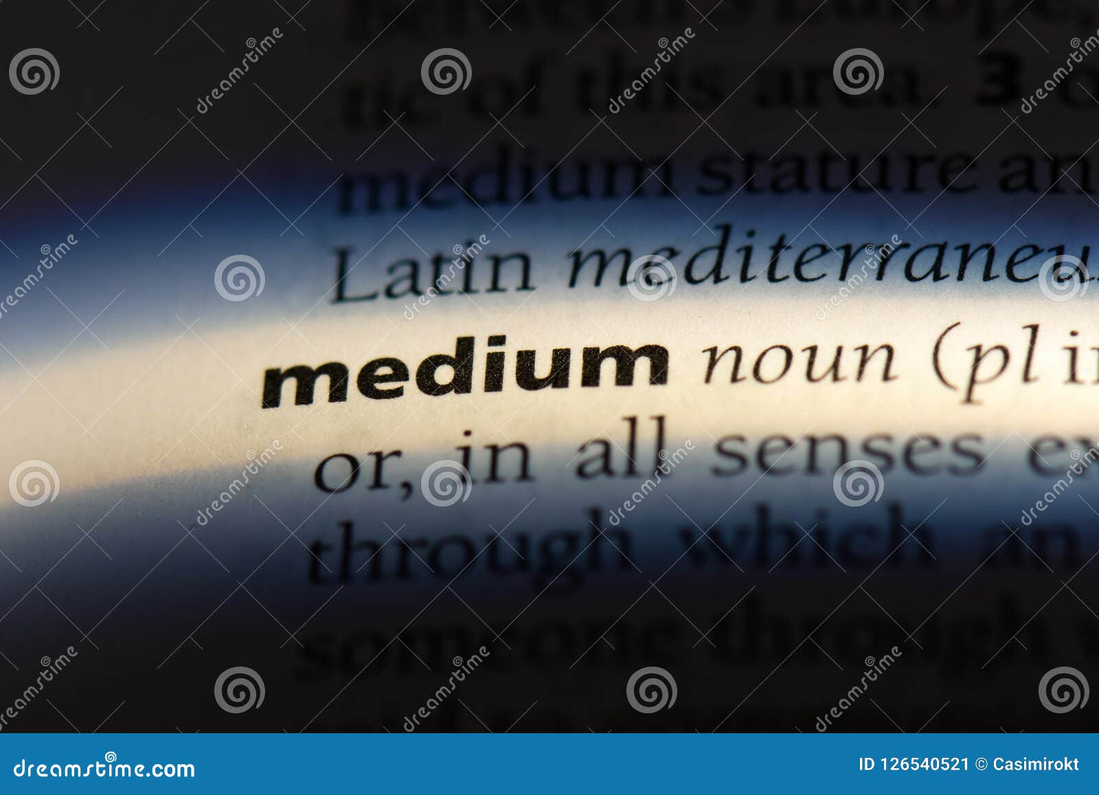 Medium stock image. Image of concept, closeup, dictionary - 126540521