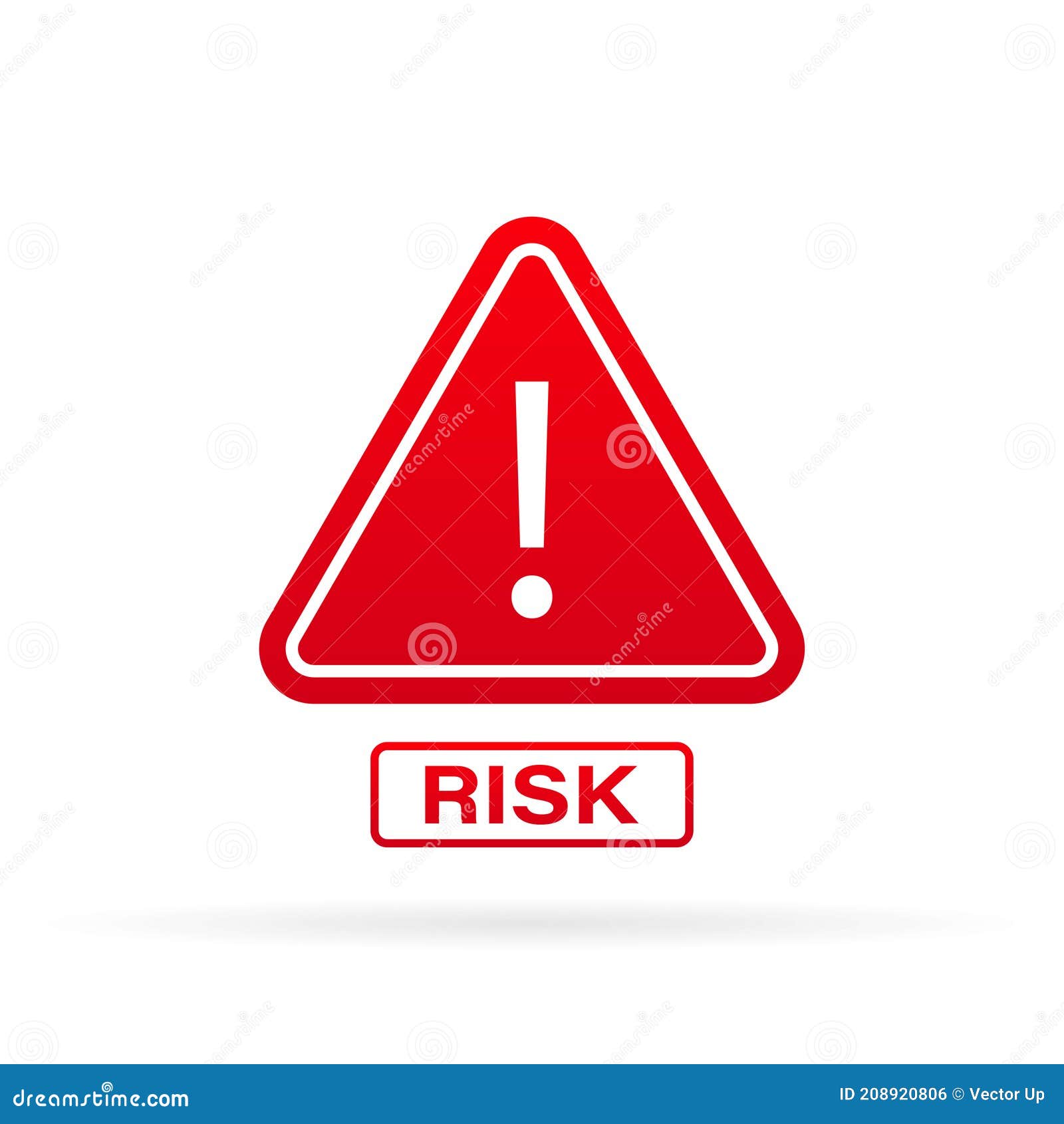 Medium Risk Speedometer. Risk Control Concept Presentation. Stock ...