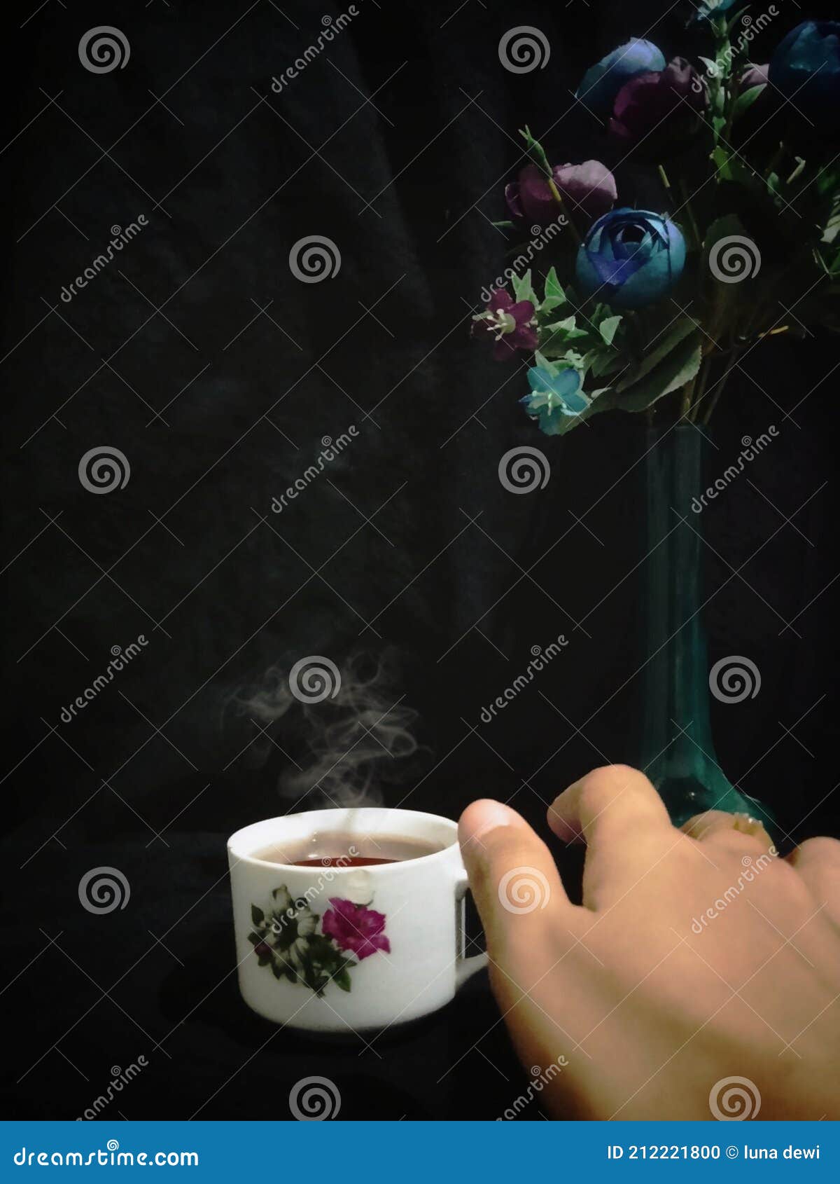 Medium Shoot Herbal Tea and Flower Stock Photo - Image of herbal ...
