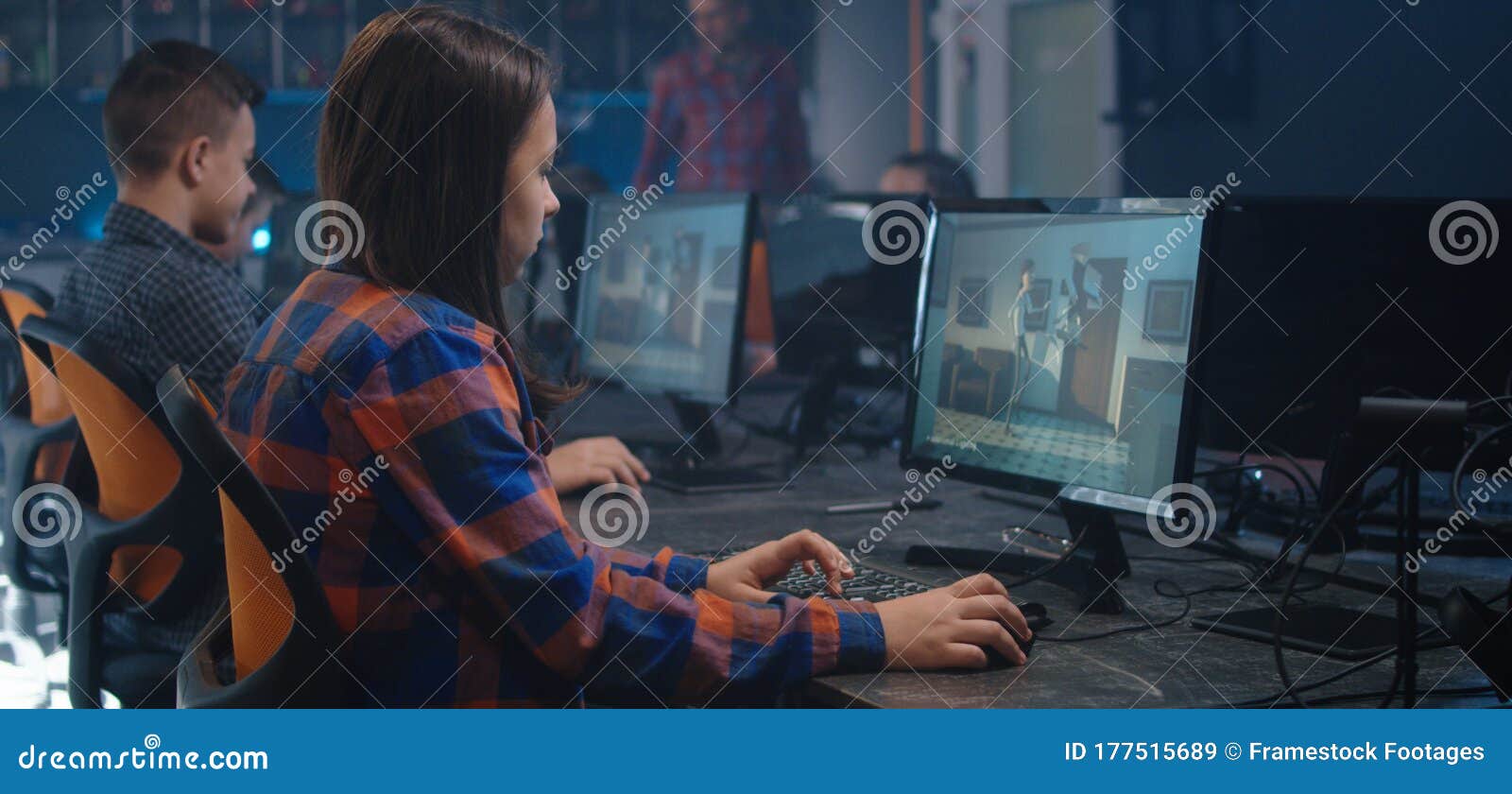 Students Learning 3D Design Stock Image - Image of studying, sitting ...