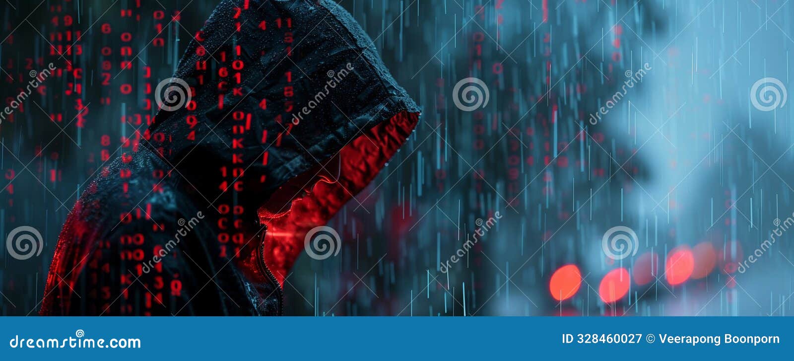 A Hidden Hacker Sending Out A Wave Of Cybersabotage Throughout A System ...