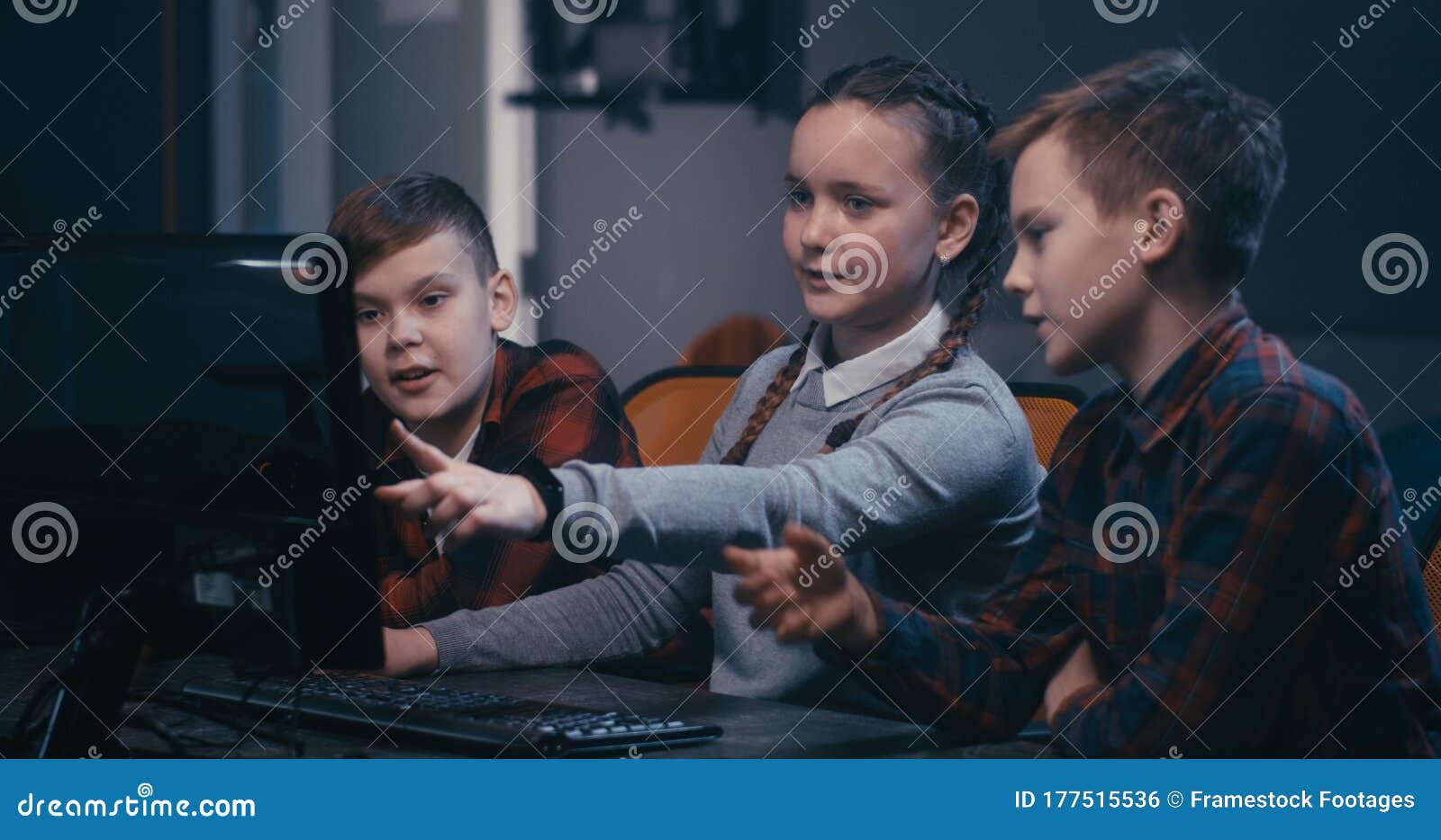 Programmer Students Brainstorming in Class Stock Photo - Image of ...