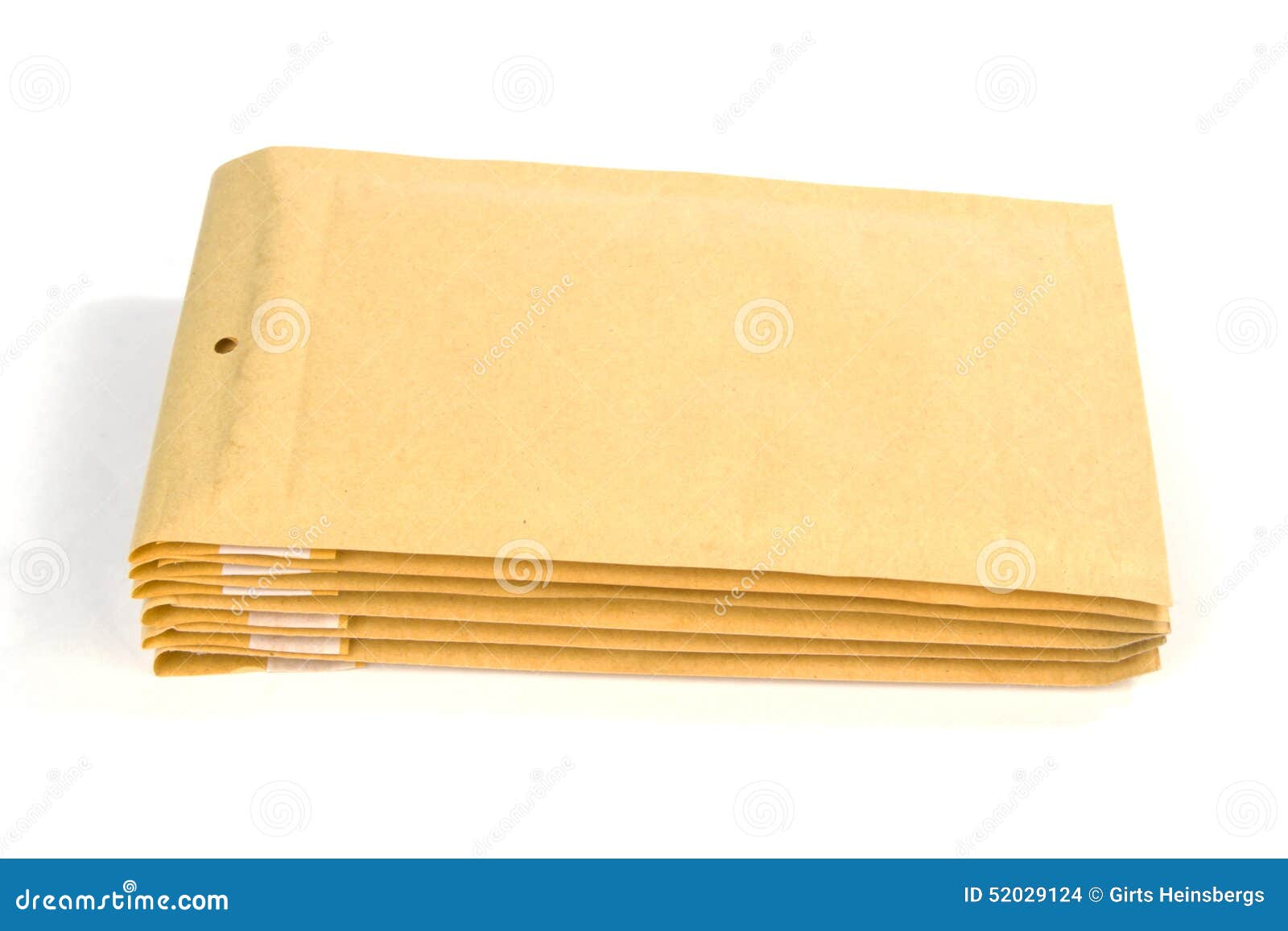 Medium Size Bubble Lined Shipping or Packing Envelopes Stock Photo ...