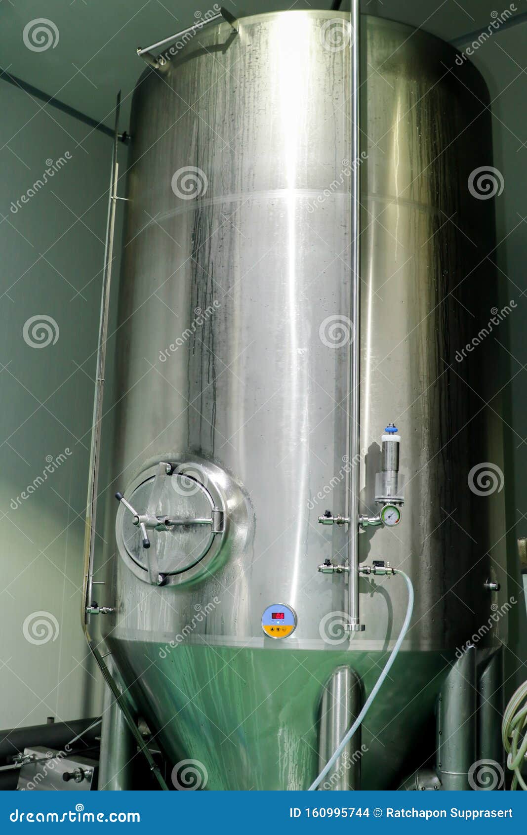 Medium Size Fermenting or Brewing Tanks Stock Photo - Image of lager ...