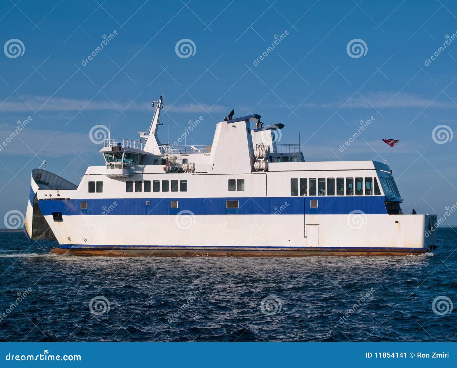 Medium size Ferry Boat stock image. Image of business - 11854141