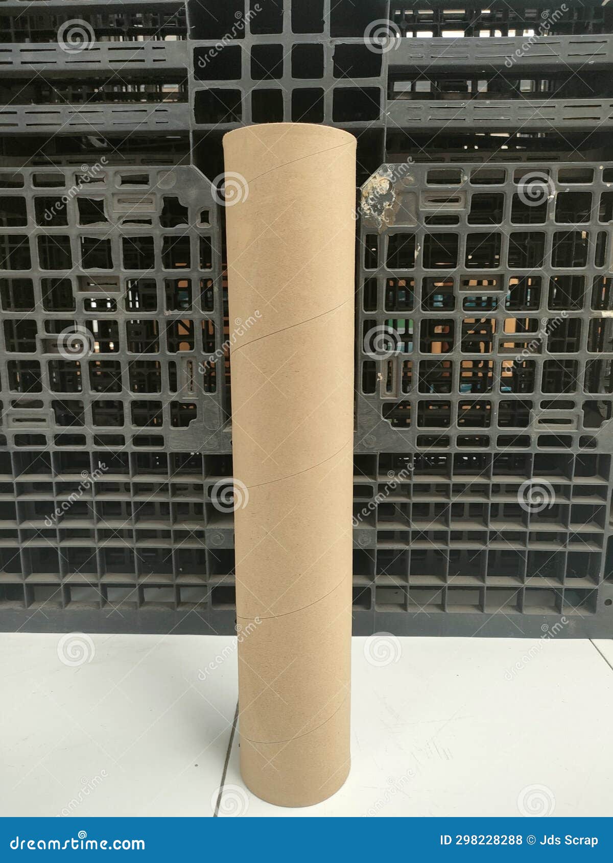 A Medium Sized Brown Waste Cardboard Core Stock Photo - Image of ...