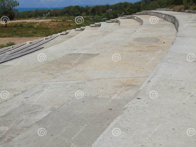 The Medium-sized Open Stadium Stock Photo - Image of open, tree: 204544866