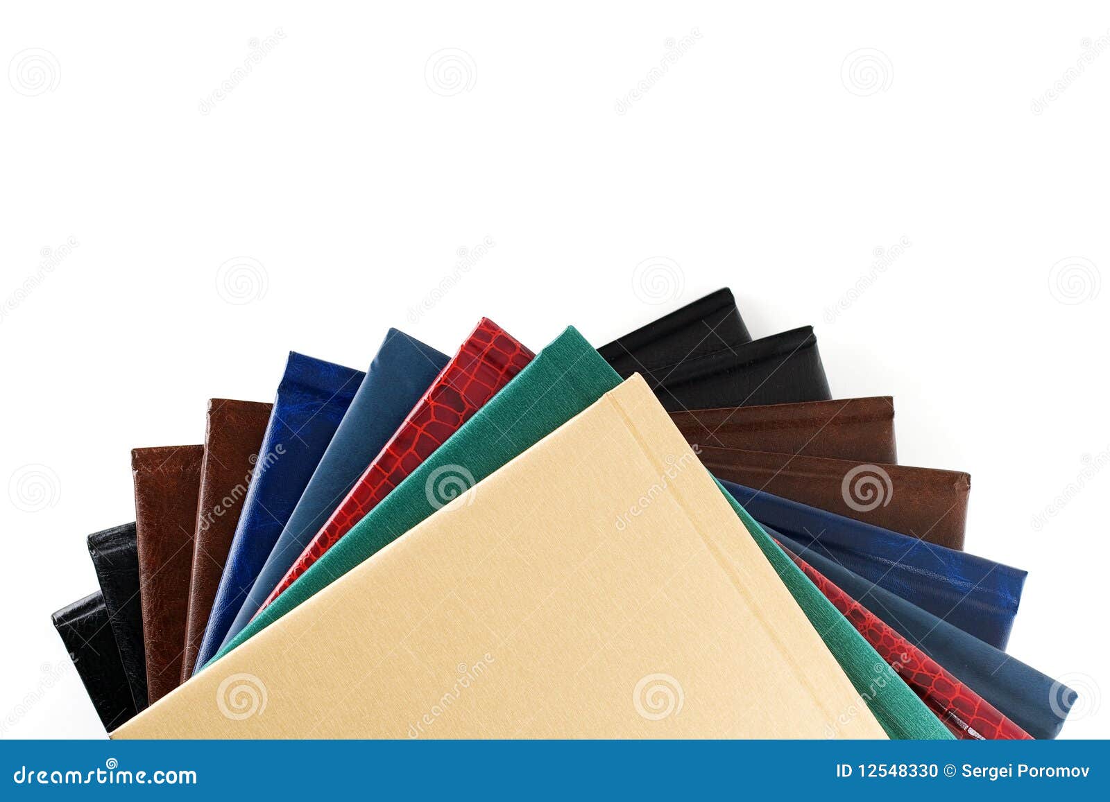 Medium Stack of Colour Books Stock Photo - Image of education, blue ...