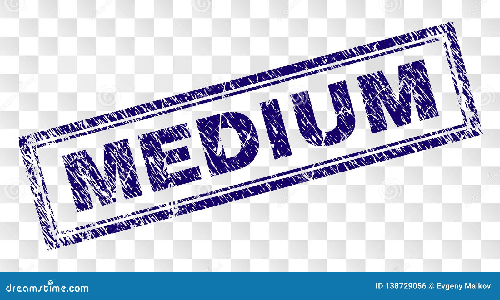 Grunge MEDIUM Rectangle Stamp Stock Vector - Illustration of ordinary ...