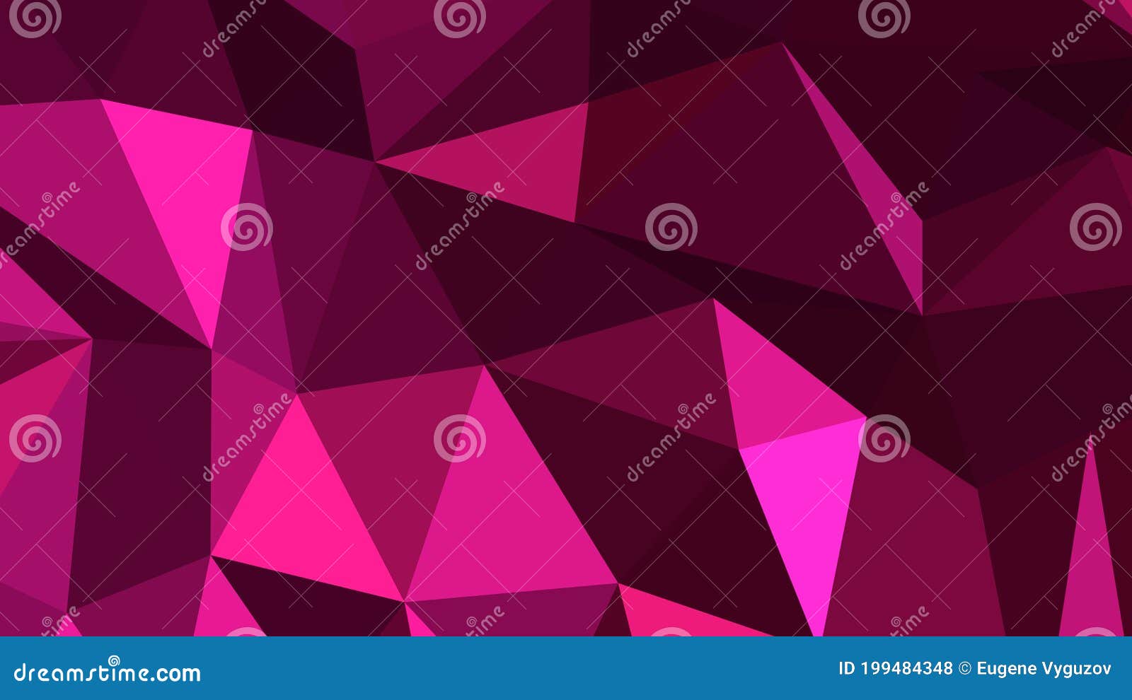 Medium Violet Red Abstract Background. Geometric Vector Illustration ...