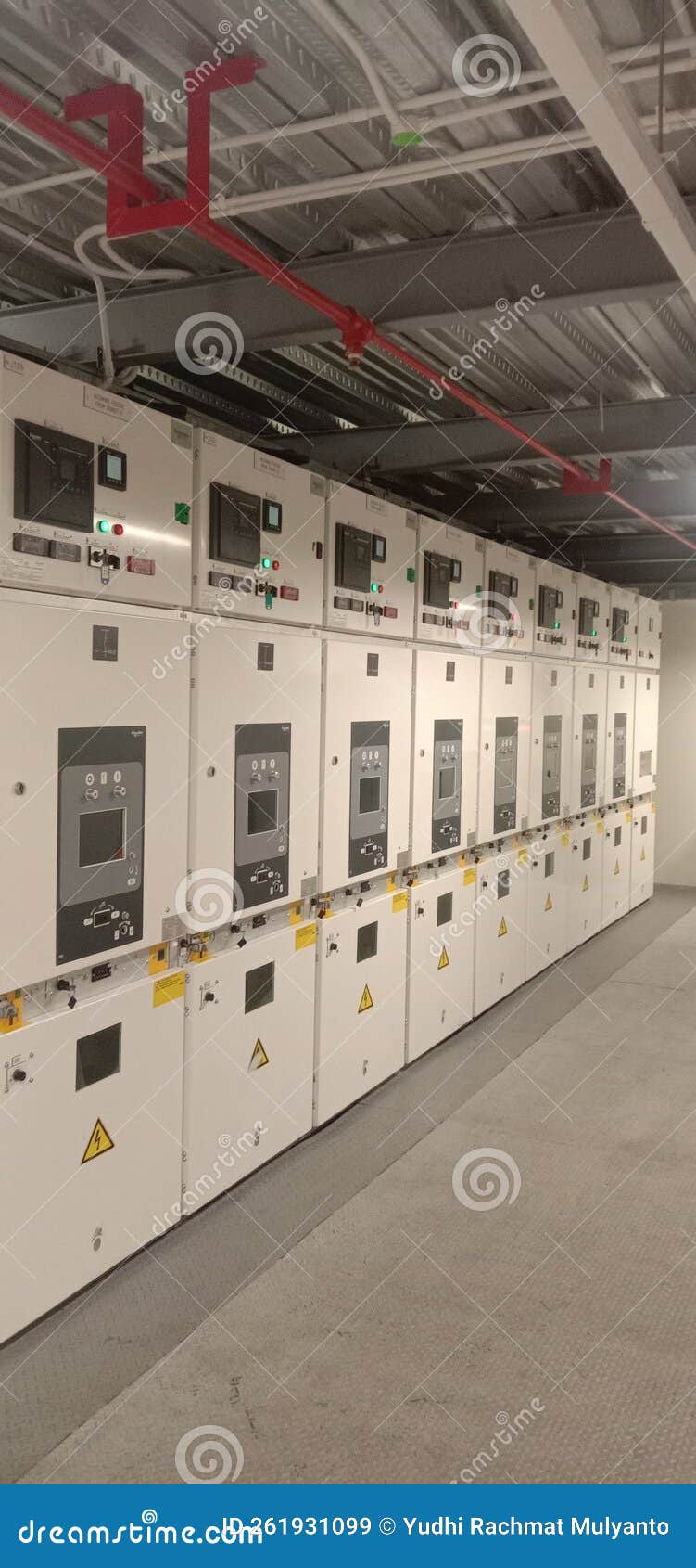 Medium Voltage Electrical Room Stock Image - Image of building, medium ...