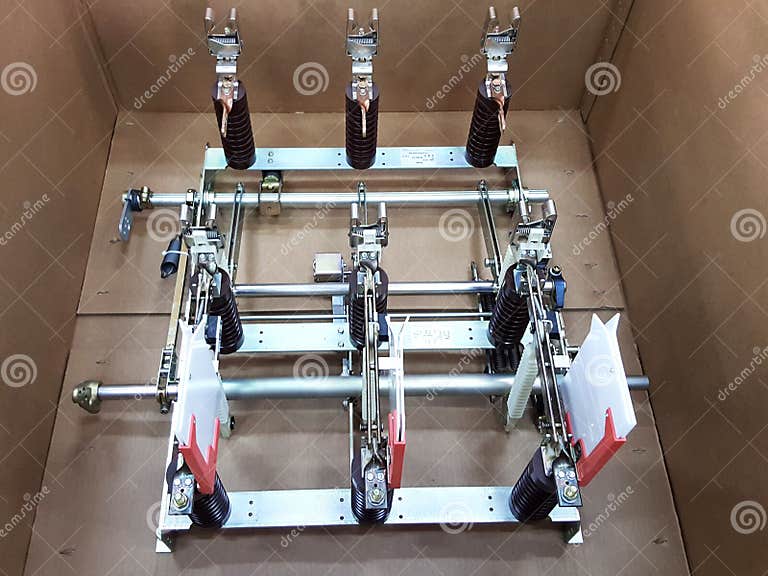 Medium Voltage Load Break Switch in the Packing Box. Stock Image ...