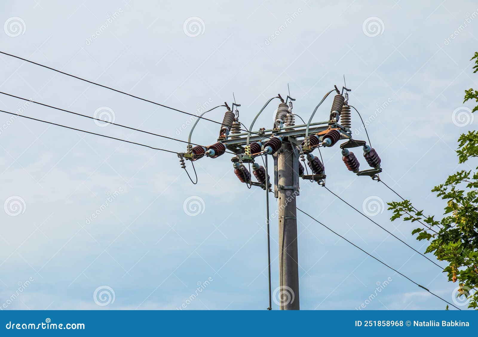 Medium Voltage Power Tower. Used by Small Consumers and Small Industry ...