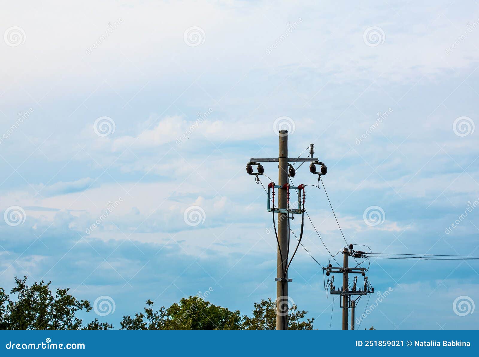 Medium Voltage Power Tower. Used by Small Consumers and Small Industry ...
