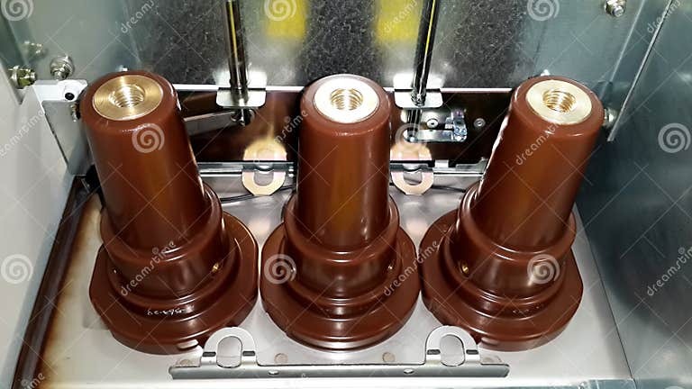 Medium Voltage Ring Main Unit Bushings. Stock Photo - Image of ...