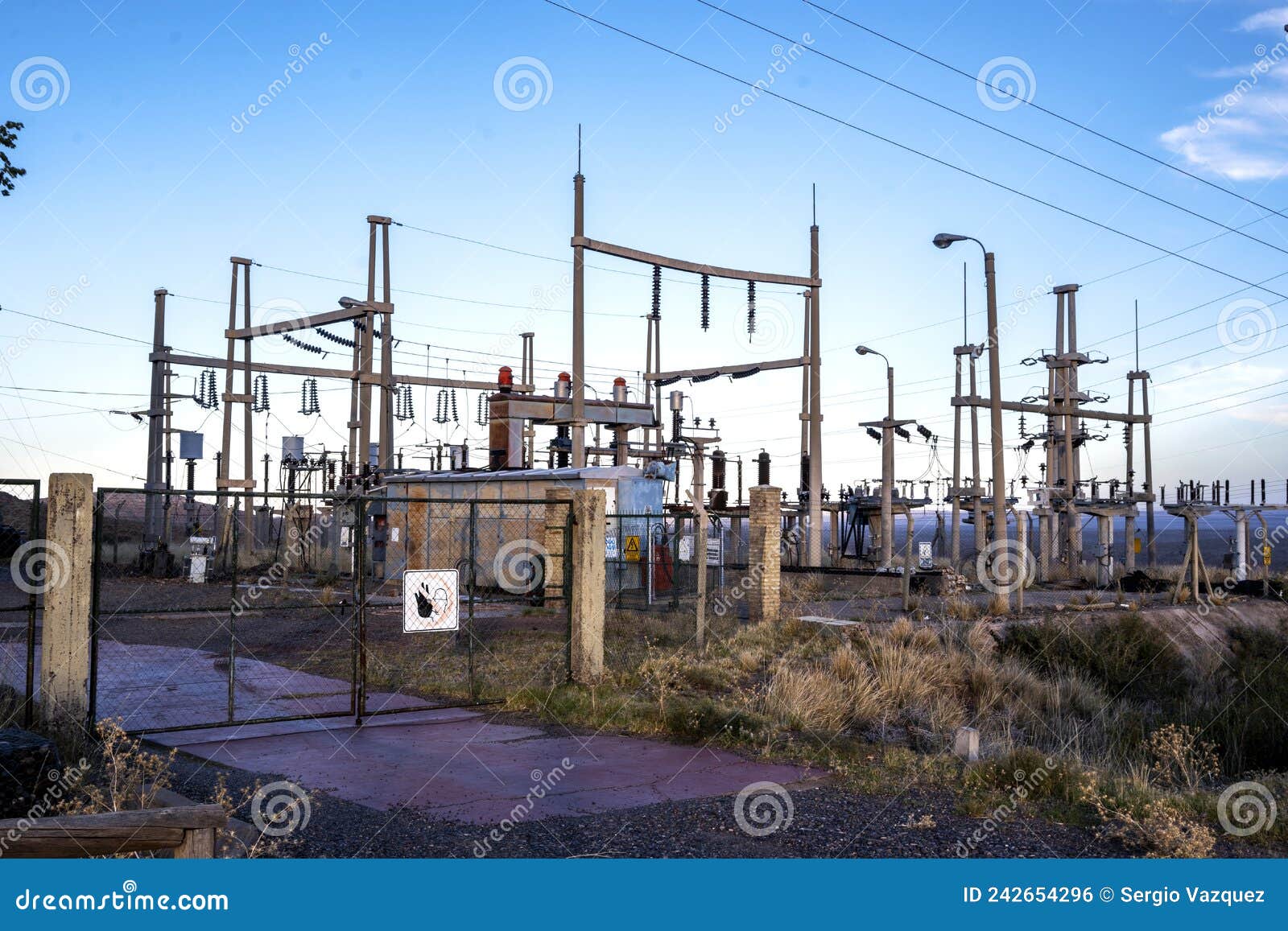 Medium-voltage Transformer Plant Stock Photo - Image of generation ...