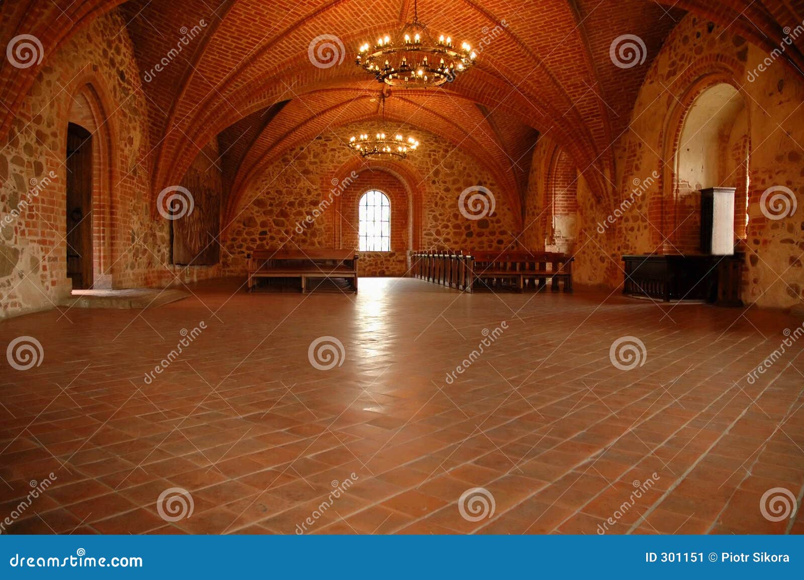Medival castle room stock image. Image of place, castle - 301151