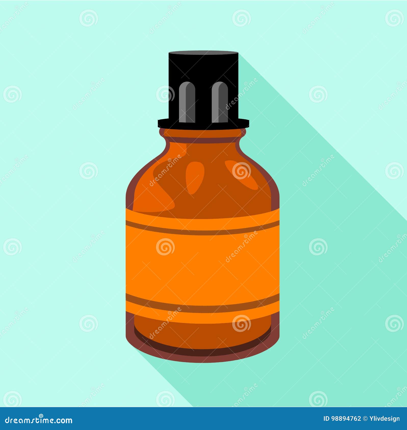 Medizinische Ikone Der Phiole, Flache Art Vektor Abbildung ...