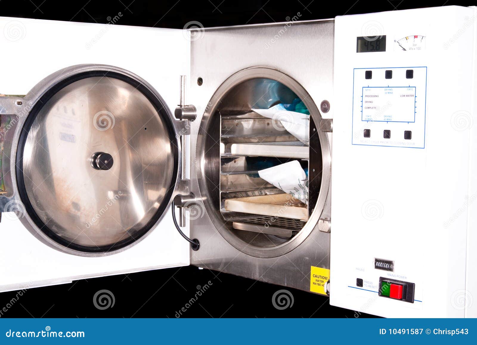 Medizinischer Autoklav stockbild. Bild von mikrobe, gesundheitlich ...