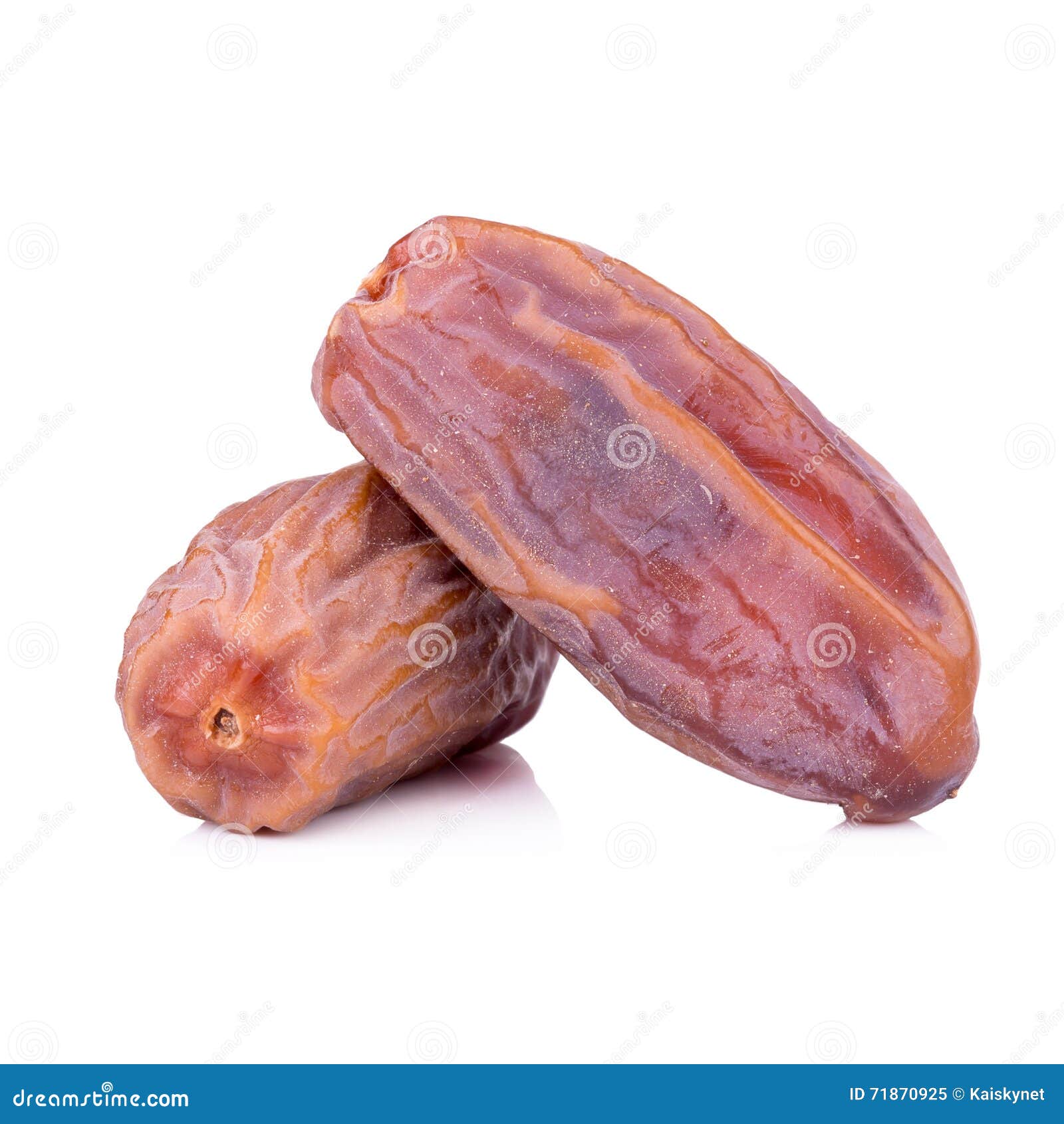 Medjool Dates from Above Isolated on White Background Stock Image ...