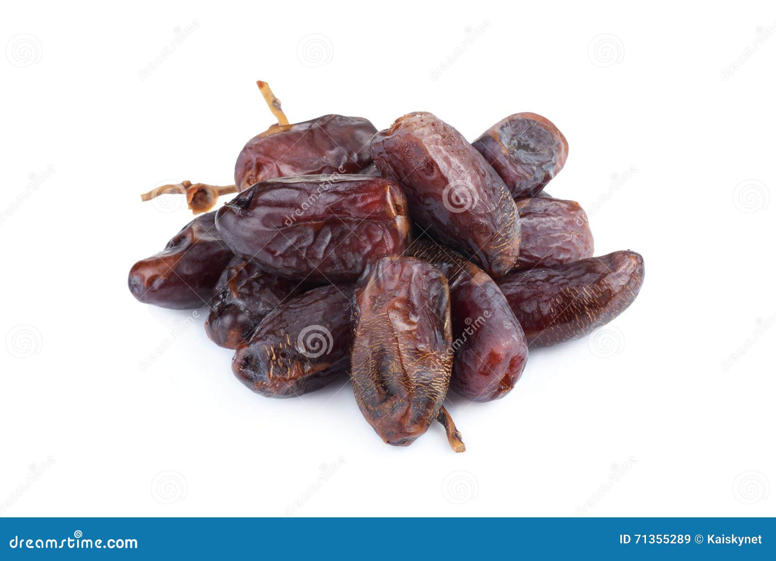 Medjool Dates from Above on White Background Stock Image - Image of ...