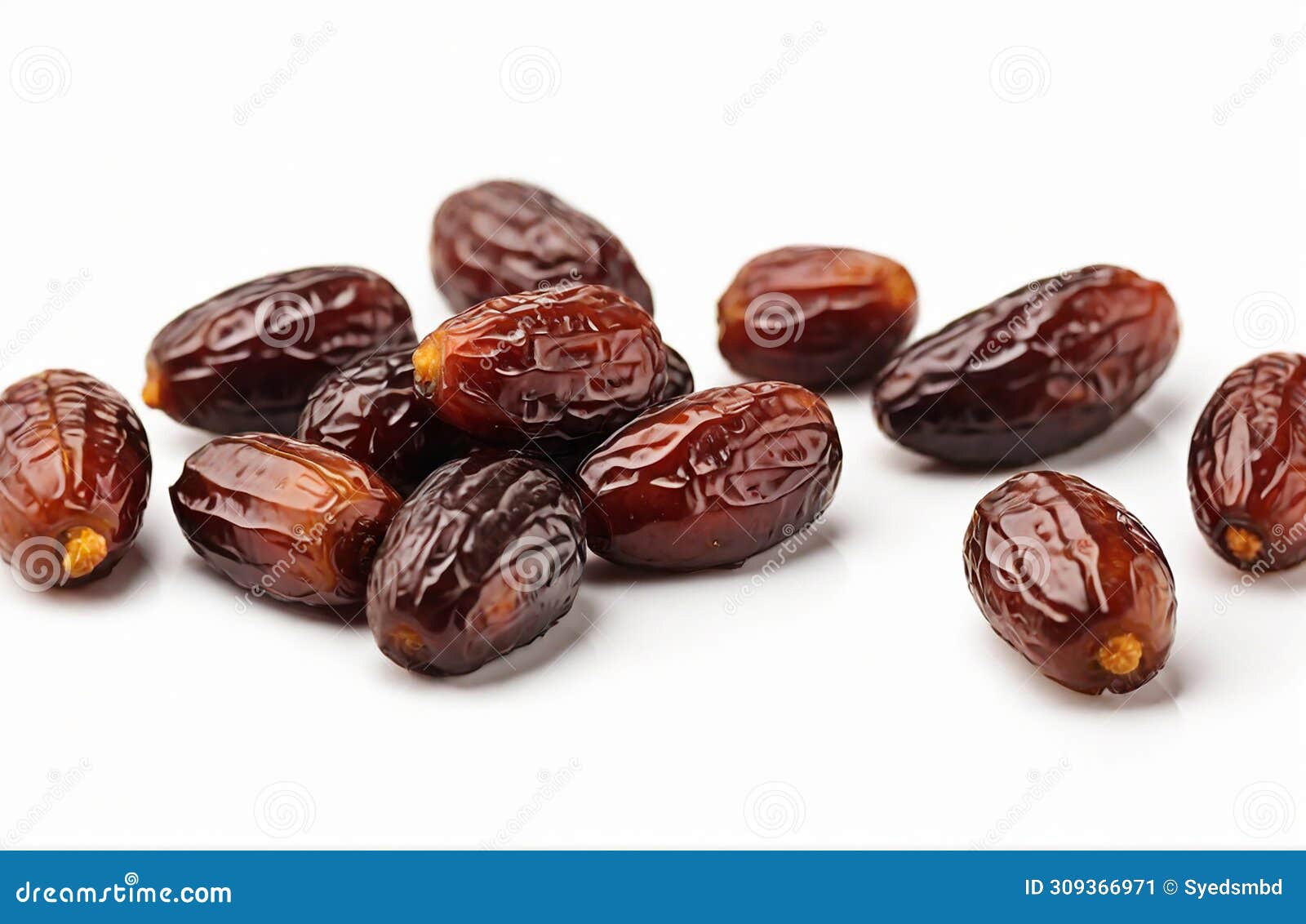 Medjool Dates, Cut Out on White Background Stock Illustration ...