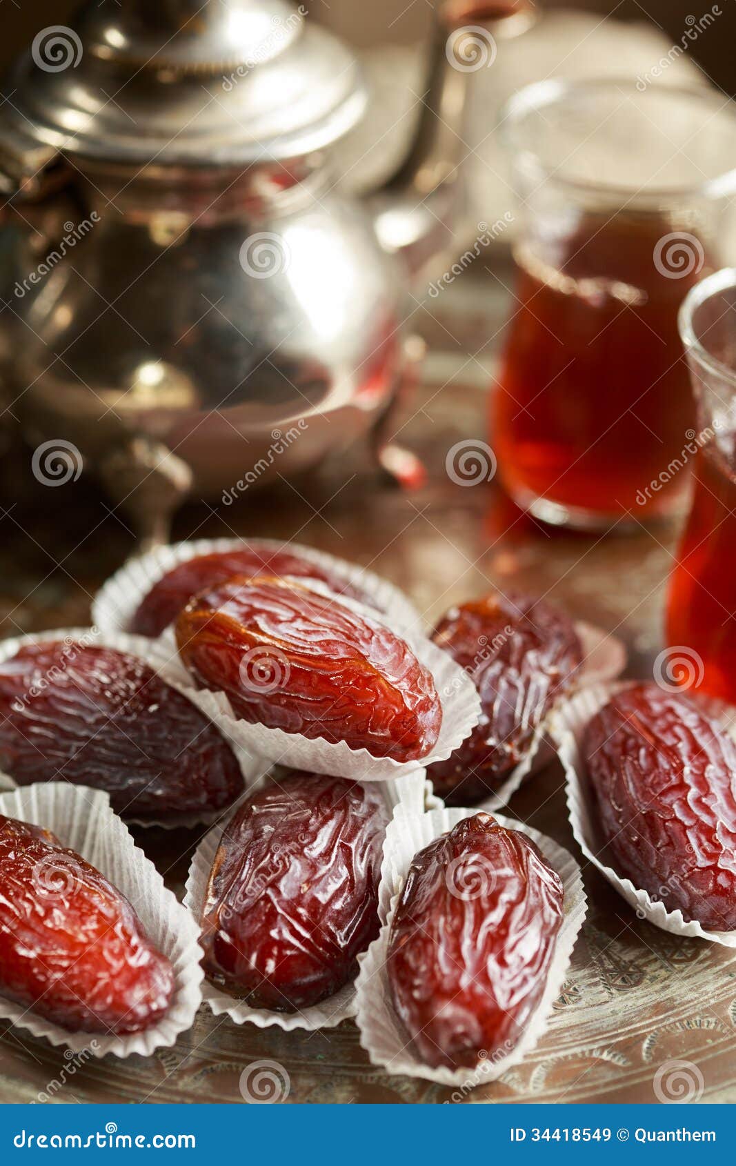 Medjool Dates Isolated On A White Background. Royalty-Free Stock ...